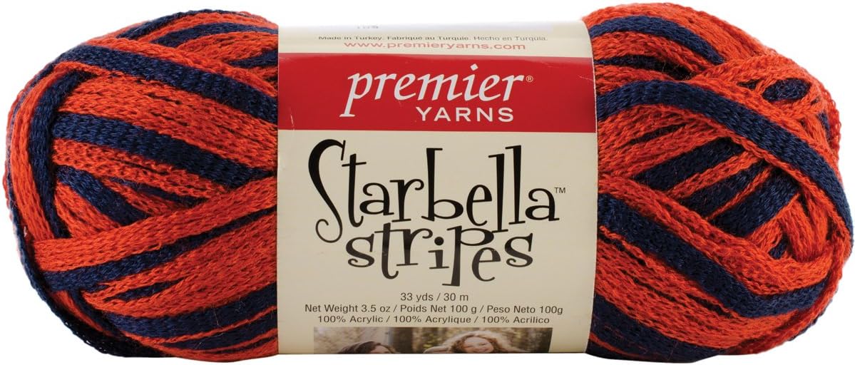 Amazon.com: Premier Yarn 3-Pack Starbella Stripes Yarn, Tiebreaker