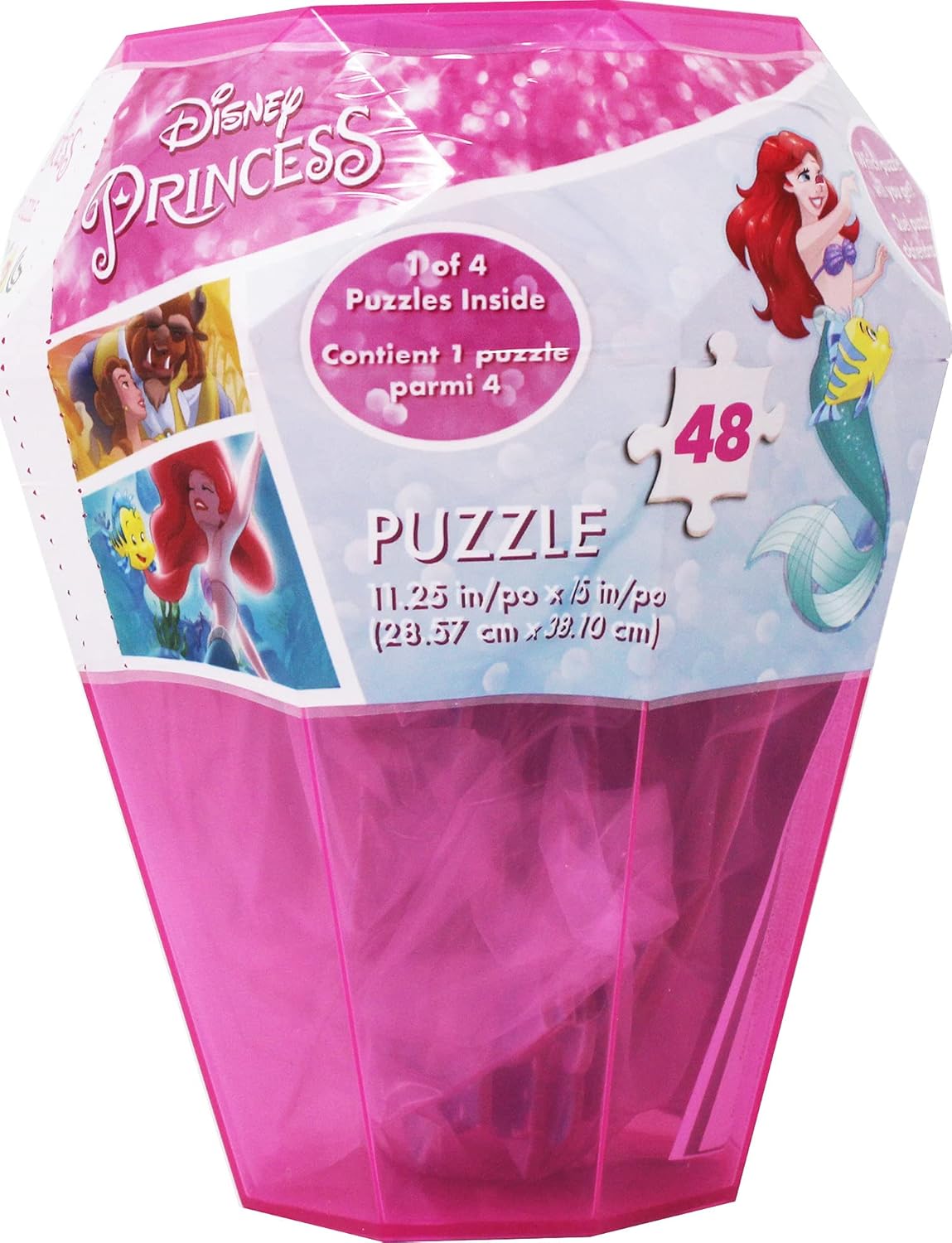 Amazon.com: Spin Master Disney Princess 48Piece Surprise Puzzle in ...