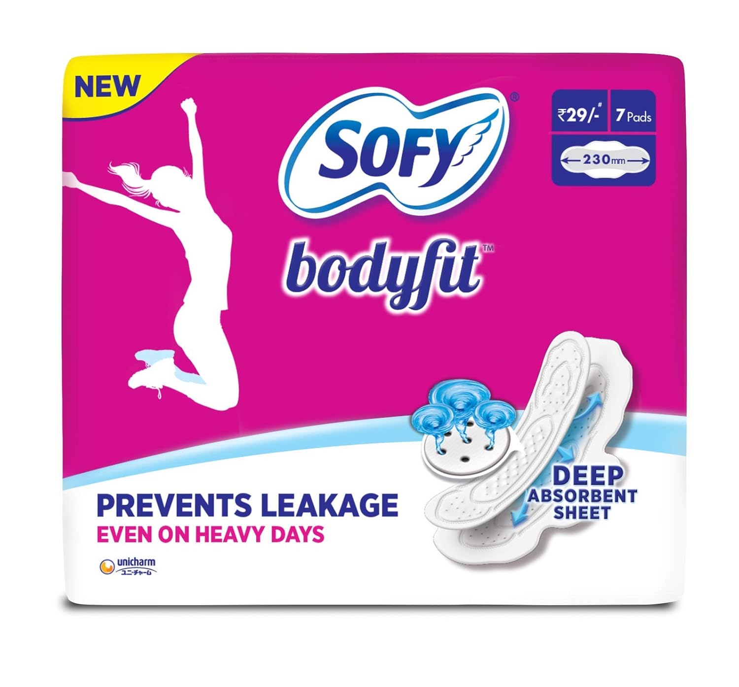 Buy Sofy Body Fit Regular Pads - 7 Count Online at Low Prices in India ...