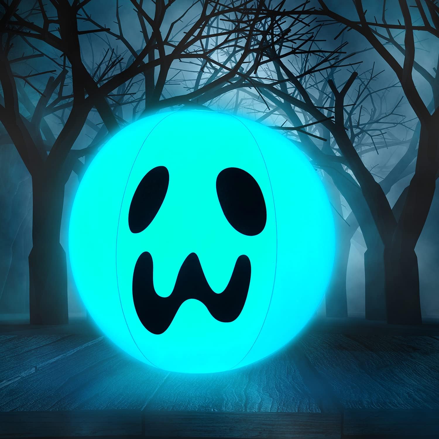 Buy MINIMALISM Halloween Inflatable Ghost Lantern 16 inch with Color ...