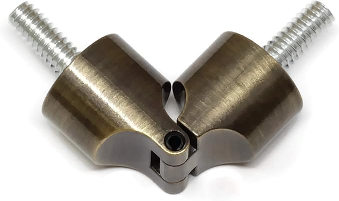 Amazon.com: Urbanest 3/4 inch Adjustable Corner Curtain Rod Connector ...