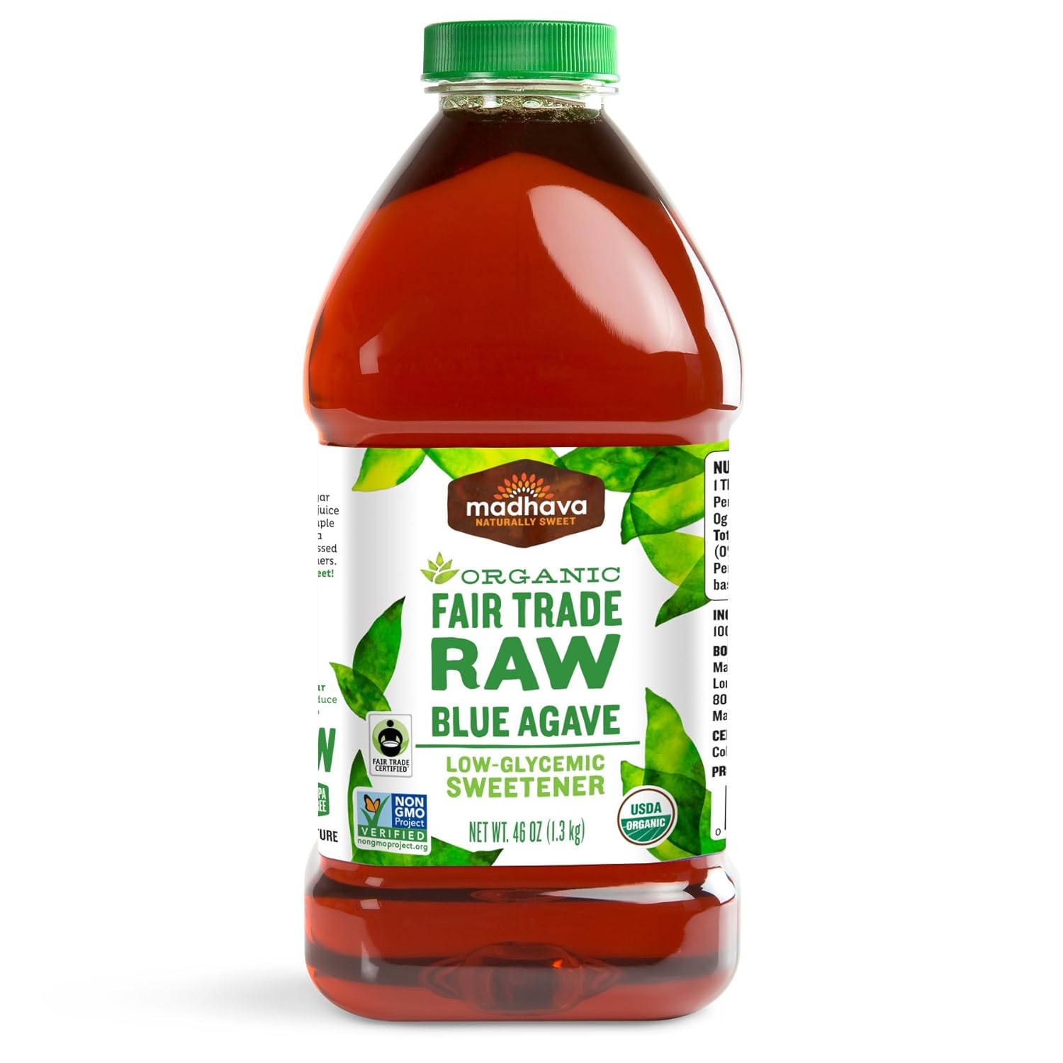 Amazon.com : Madhava Naturally Sweet Organic Blue Agave Low-Glycemic ...