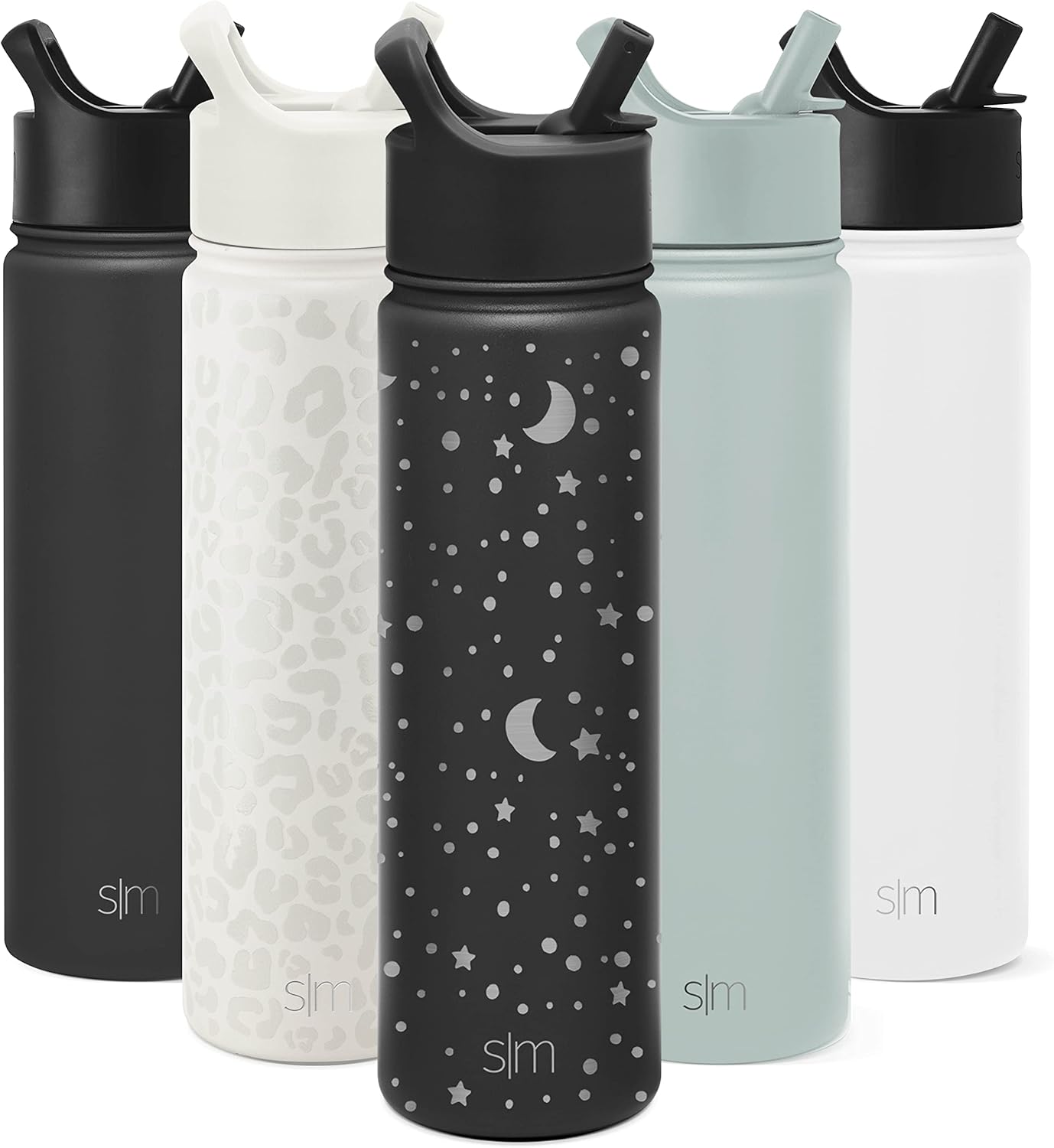 Amazon.com: Simple Modern Water Bottle with Straw Lid Vacuum Insulated ...