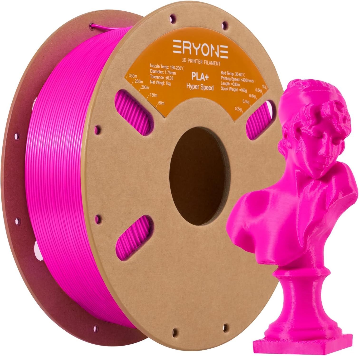 ERYONE High Speed PLA Plus Filament 1.75mm +/- 0.03mm, Rapid Filament ...