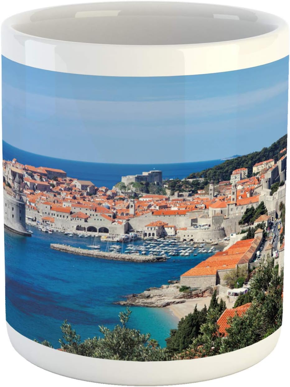 Amazon.com: Ganiokar Dubrovnik Mug, Old City Defense Walls in Croatia ...