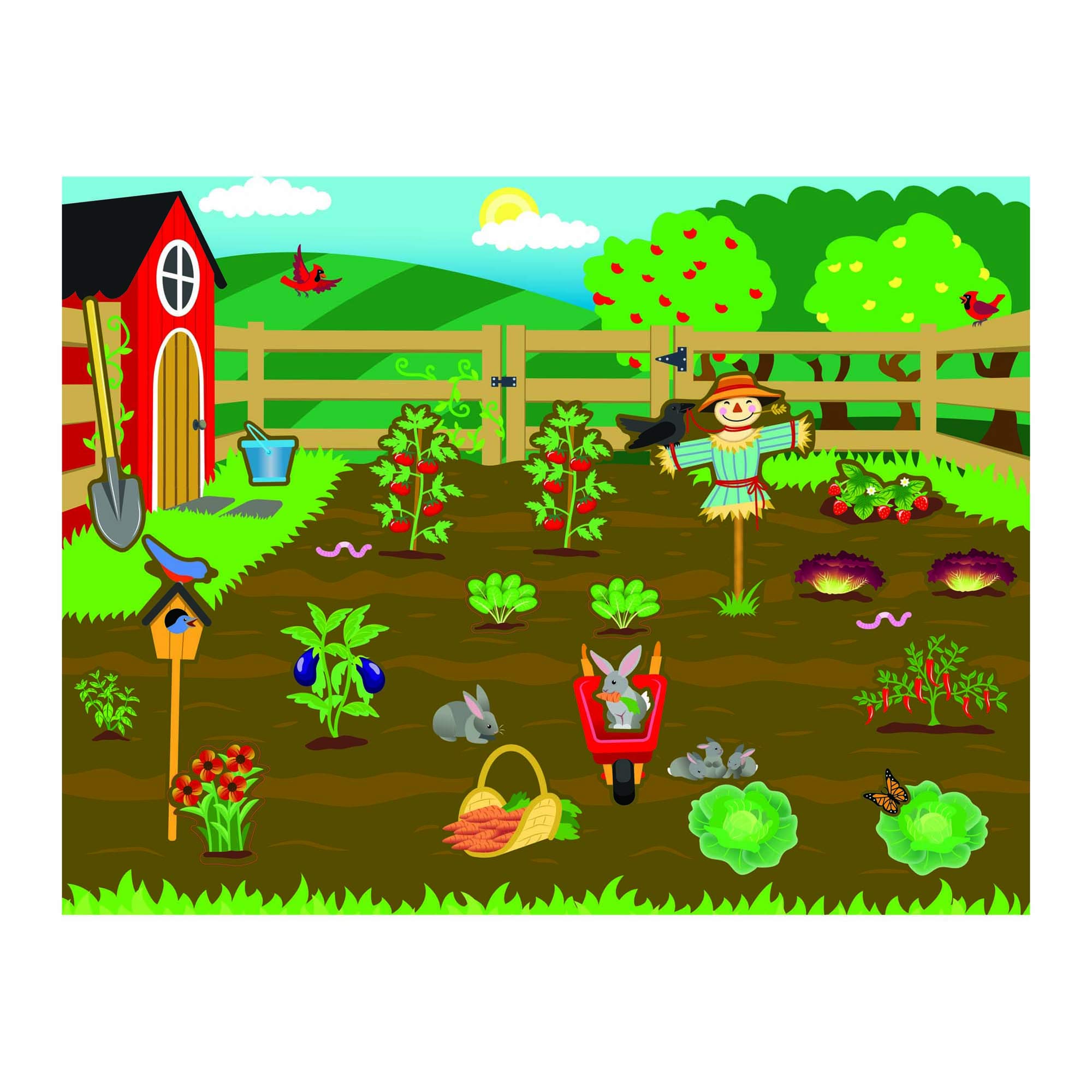 Snapklik.com : Melissa & Doug Reusable Sticker Pad: Farm - 280+ Stickers