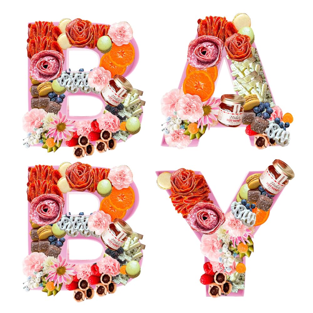 Amazon.com: 12" Large Fillable Baby Cardboard Letters Sweet Serving ...