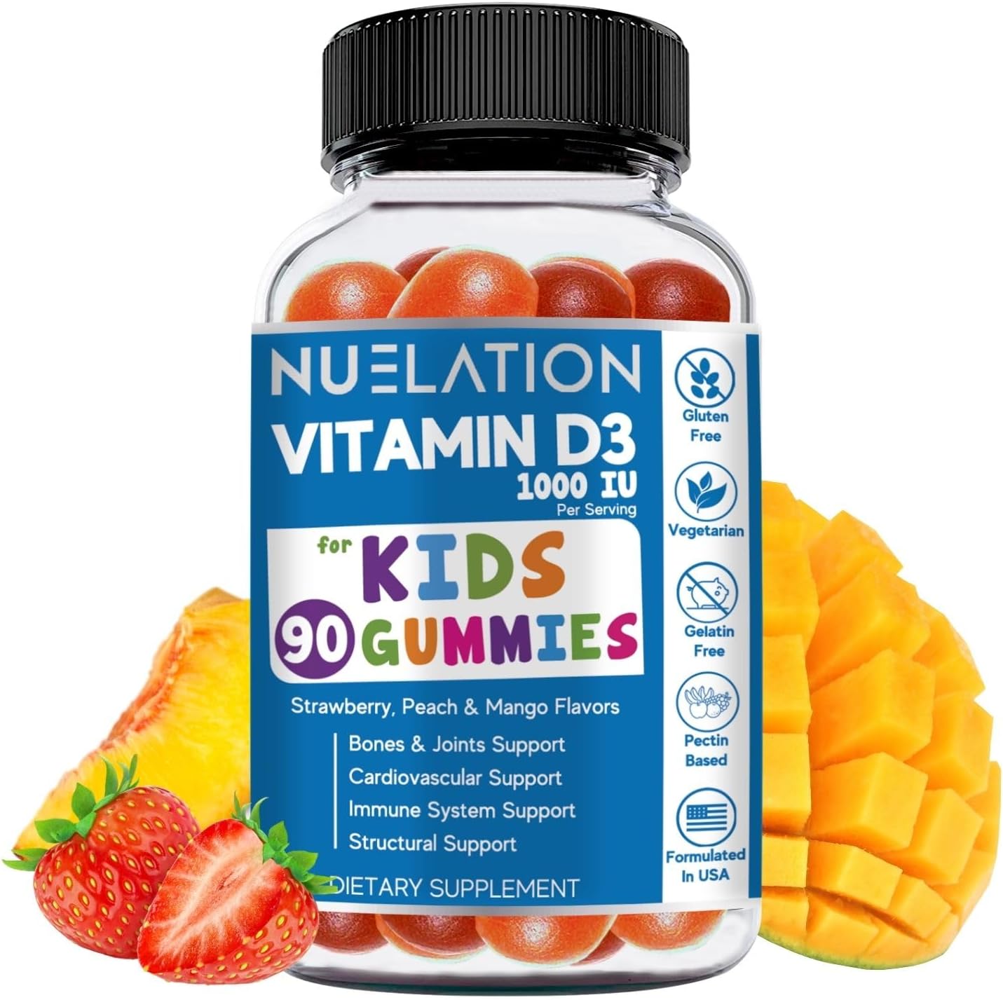 Amazon.com: VitaWorks Kids Vitamin D 1000 IU Chewable Tablets - Tasty ...