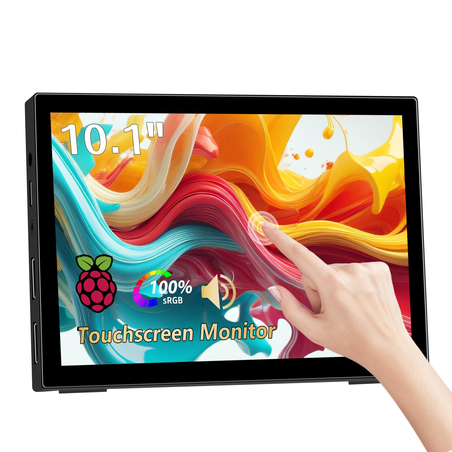 Akntzcs Portable Monitor Touchscreen 10.1 Inch Laptop Monitor FHD ...