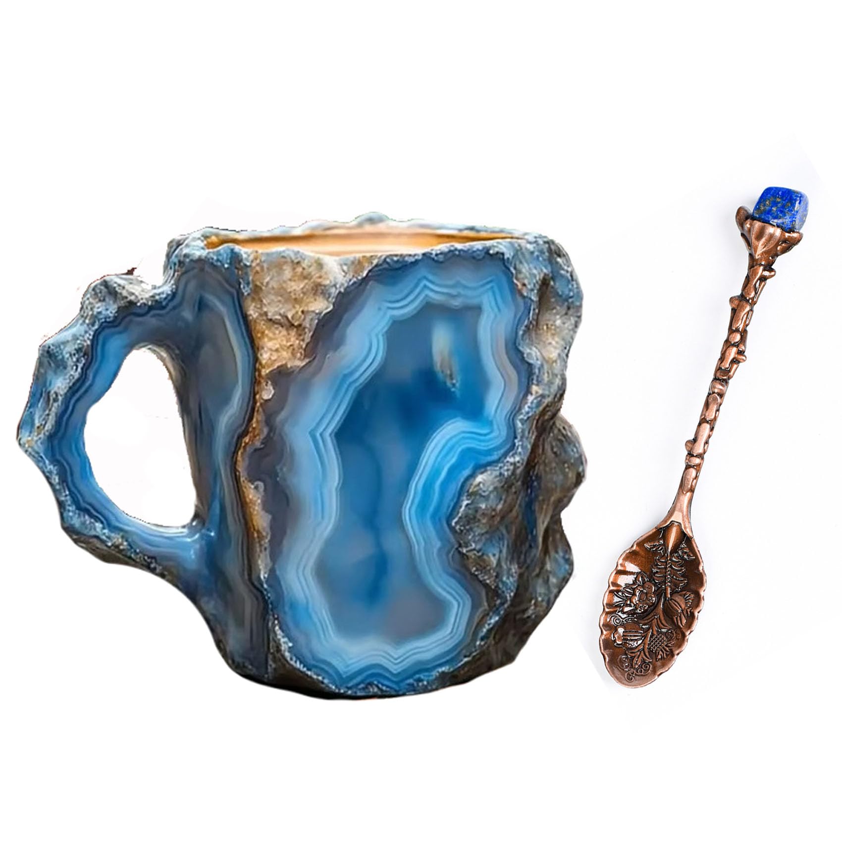 2025 New Mineral Crystal Coffee Mugs,Crystal Coffee Mugs,Mineral Coffee ...