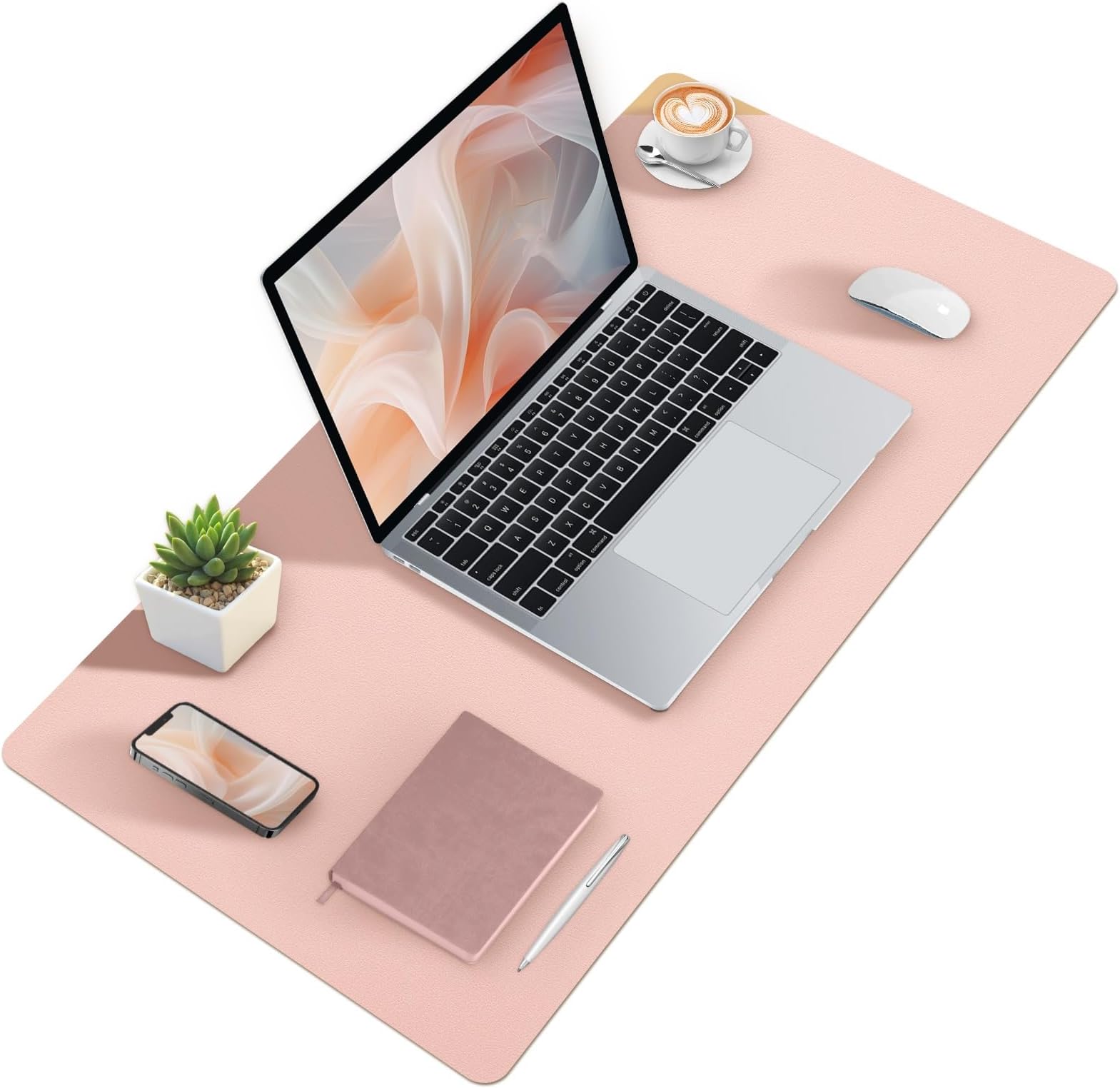 Amazon.com : Niviy Leather Desk Pad Protector,Large Computer Desk Mat ...