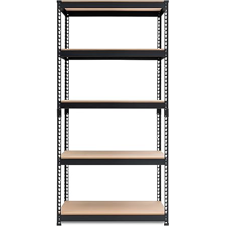 Gorilla Rack GRZ6-4824-5PCB 48 by 24 by 72-Inch Shelving Unit with 5 ...