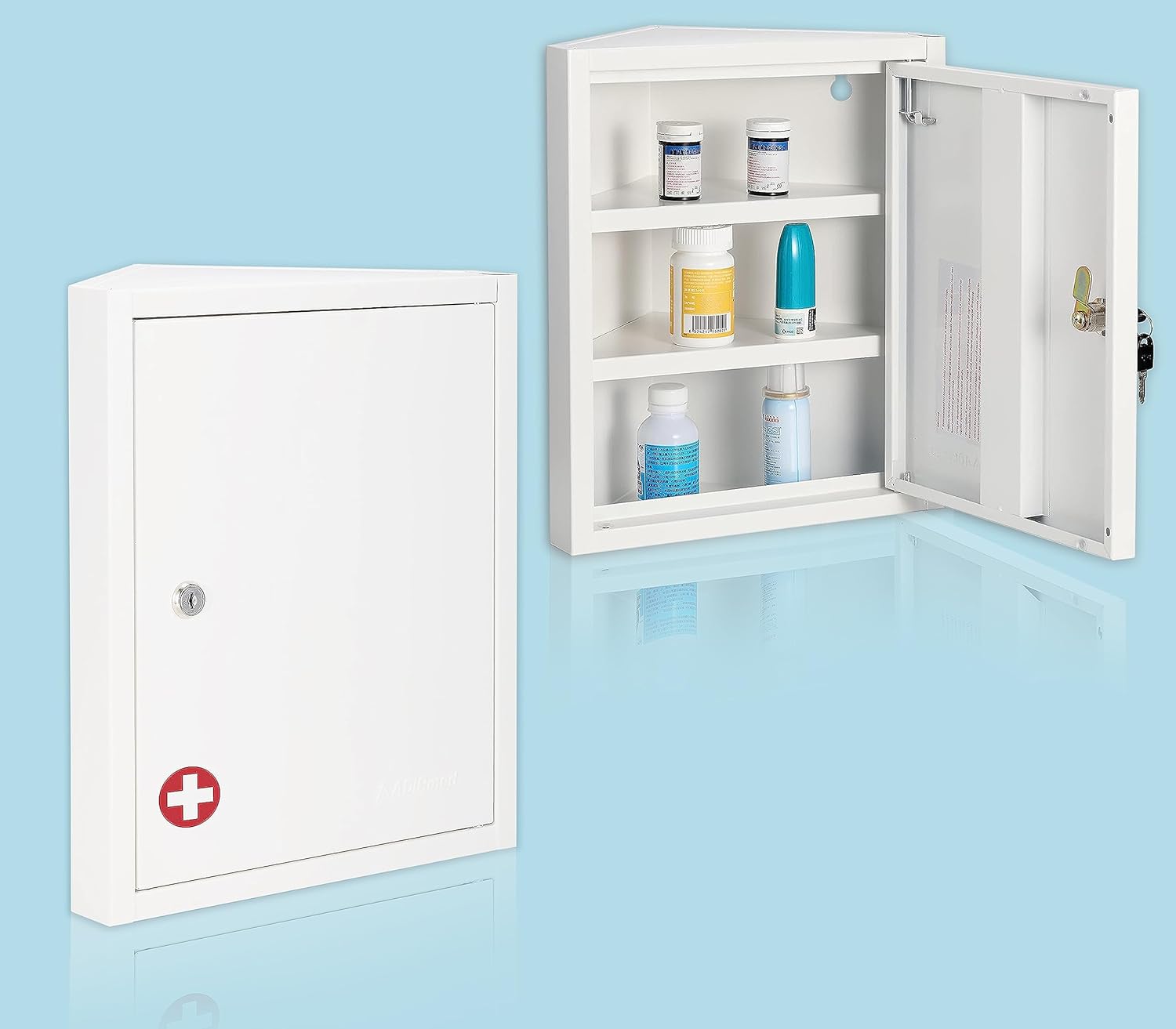 Amazon.com: AdirMed Medicine Lock Box for Medication & First Aid ...