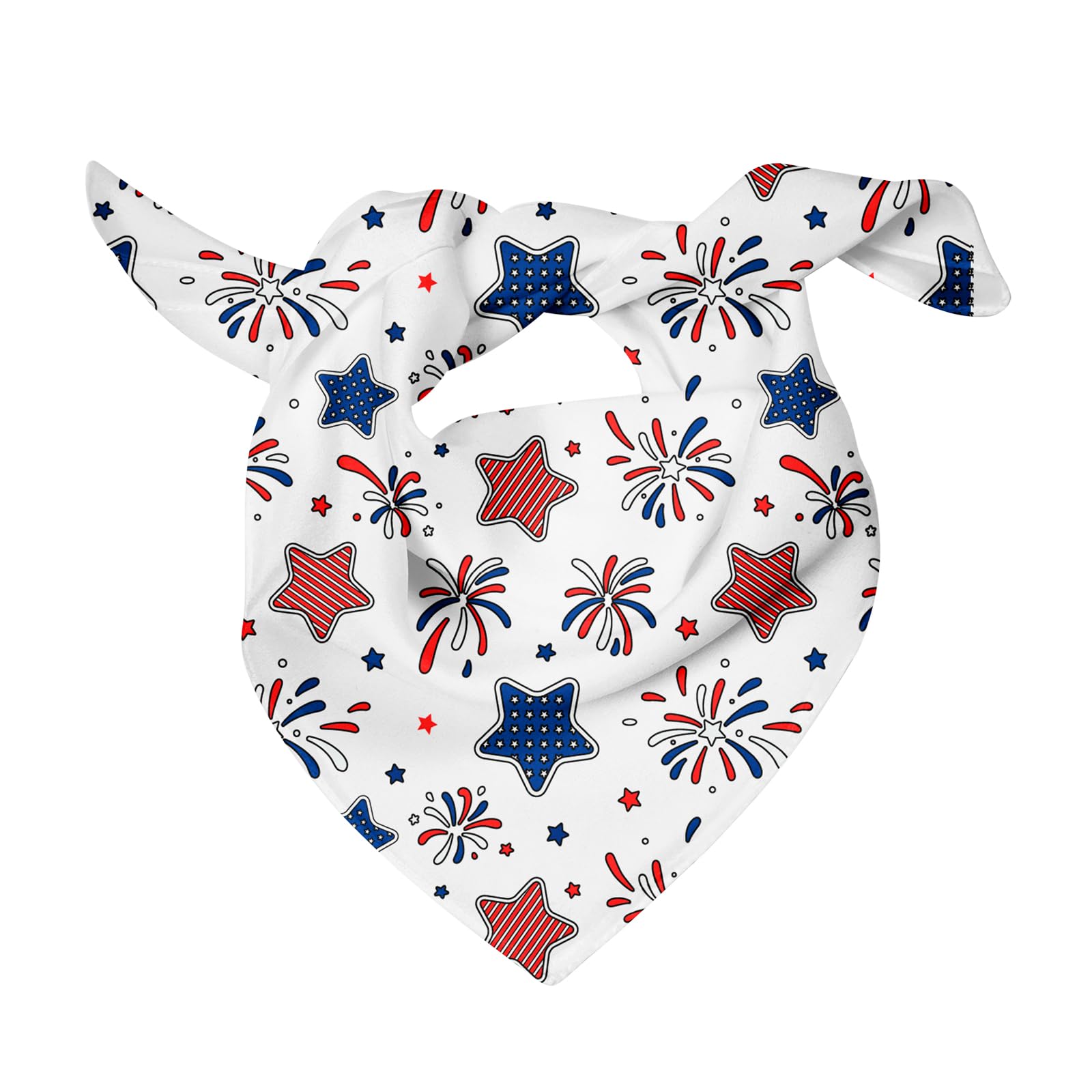 Snapklik.com : American Flag Dog Bandana Scarf, Washable Unisex Pet ...