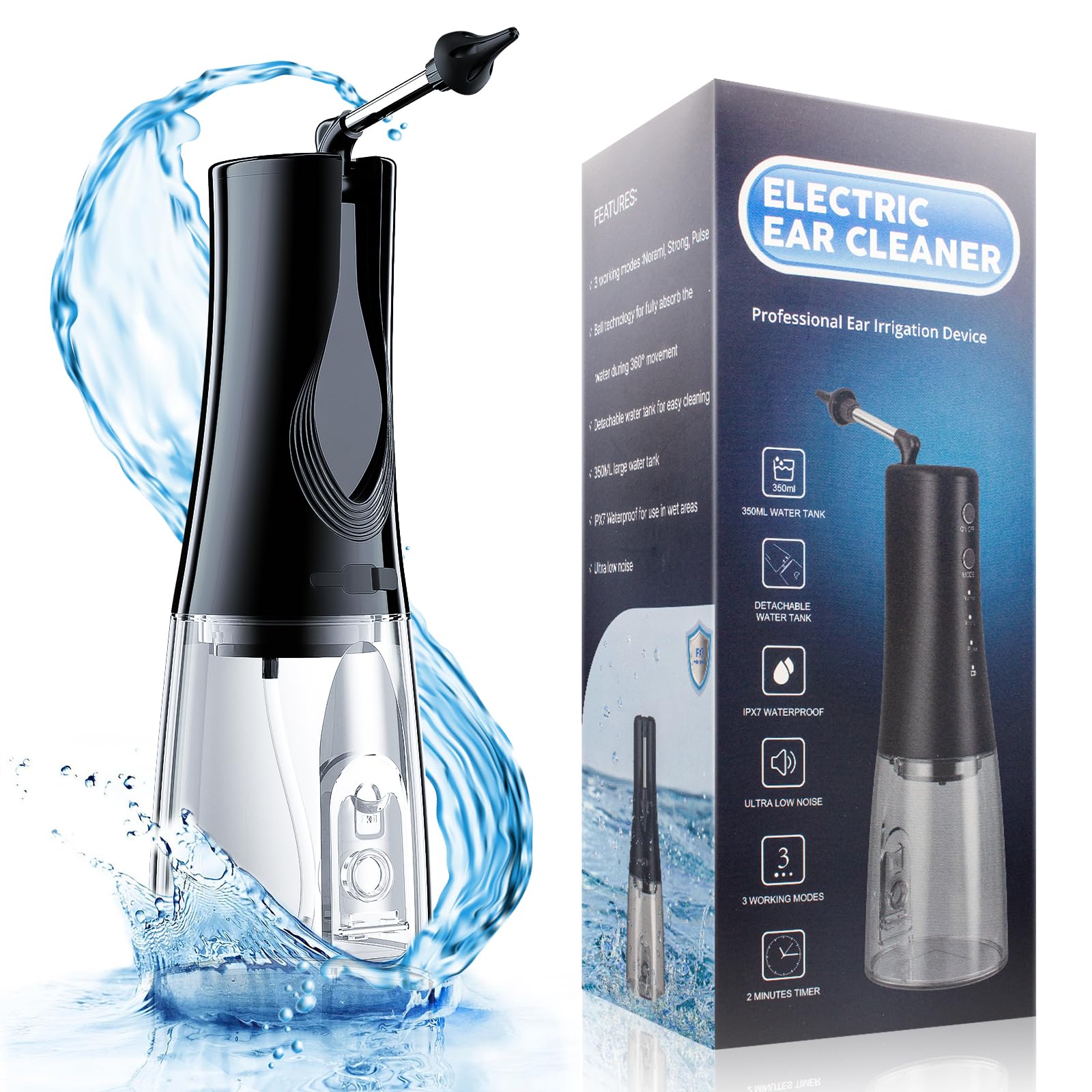 Amazon.com: dfjdskl Water Powered Ear Wax Removal - Electric Ear Wax ...