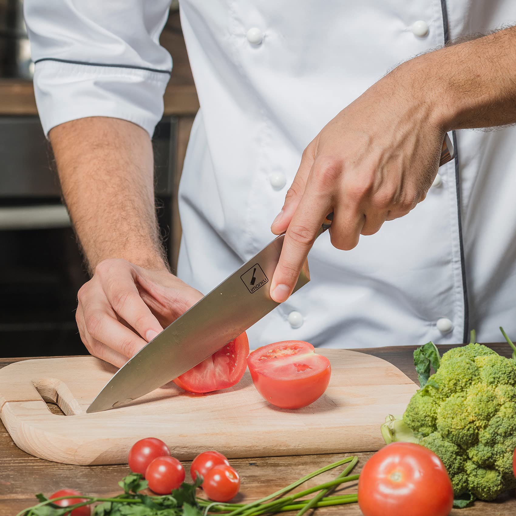 Snapklik.com : Imarku Chef Knife - Pro Kitchen Knife 8 Inch Chefs ...