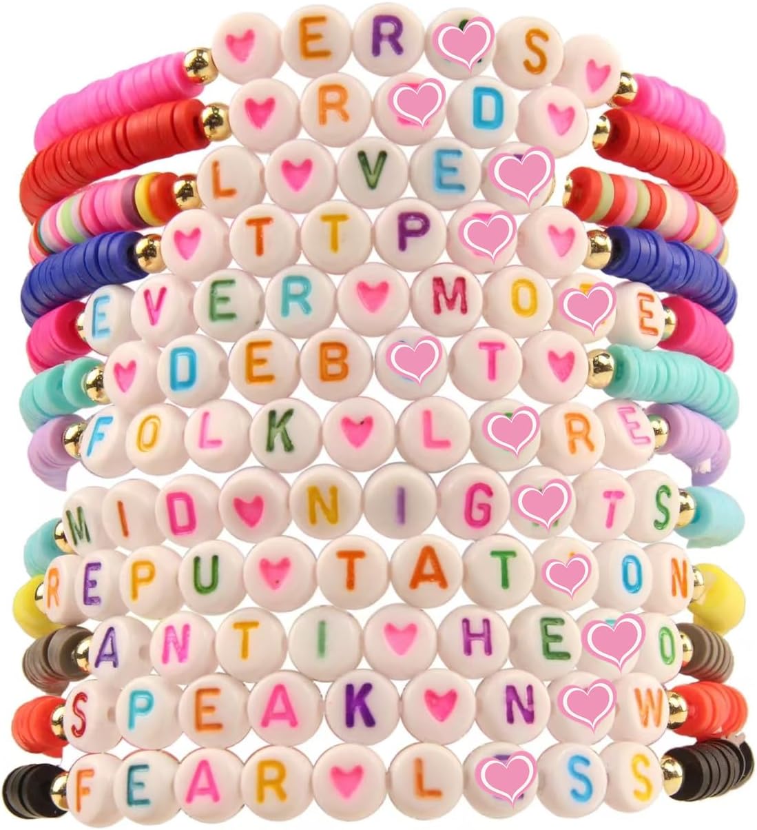 Amazon.com: Yeshan Friendship Bracelets, Inspired Letter Album ...