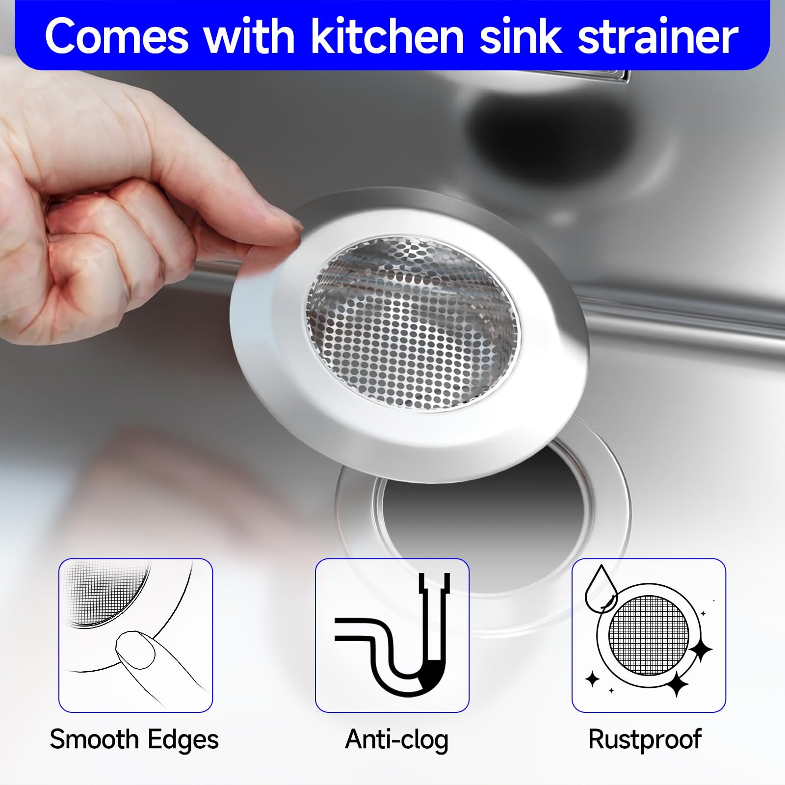 Sink Protector KIKIBRO s For Kitchen Sink, Sink Grate Grid For Bottom ...