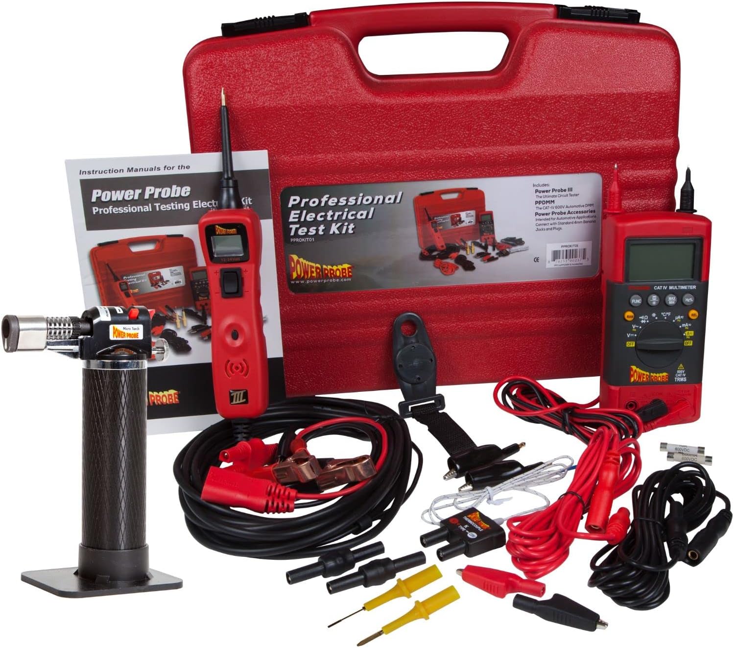 Amazon.com: Power Probe Electrical Testing kit with Power Probe 3 ...