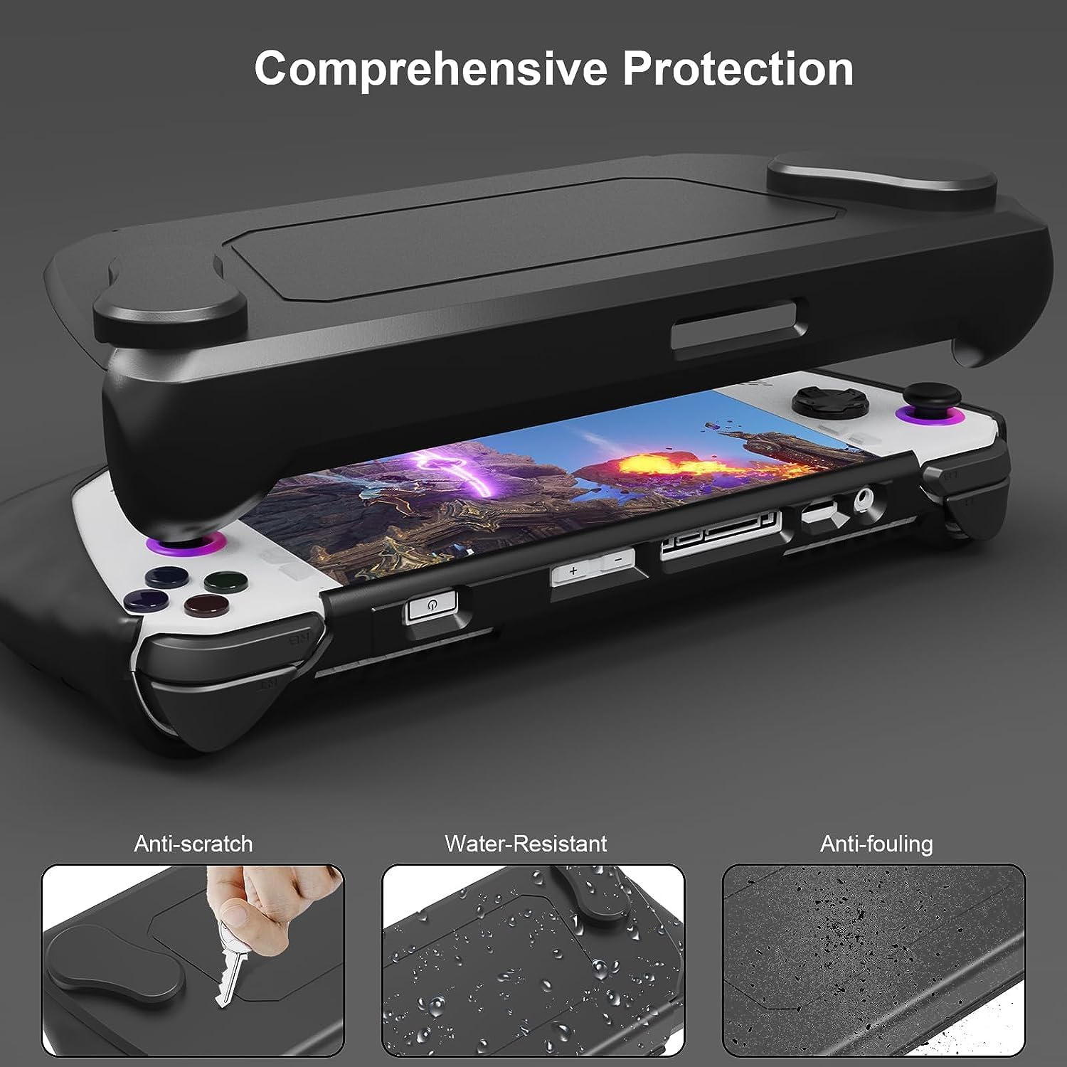 JOYTORN Full Protective Case for ASUS Rog Ally 7″ 2023,Rog Ally Case ...