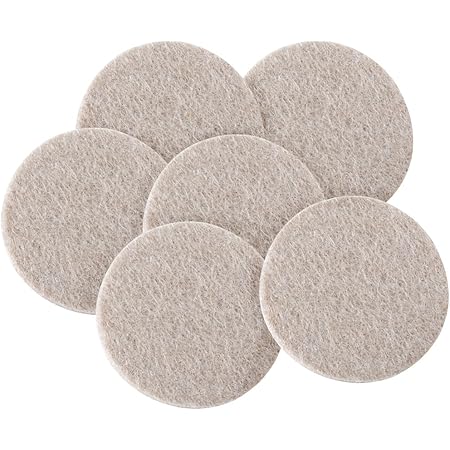 16 Heavy-Duty Felt Furniture Pads 2” 1/4” Thick X-Protector! Round Felt ...