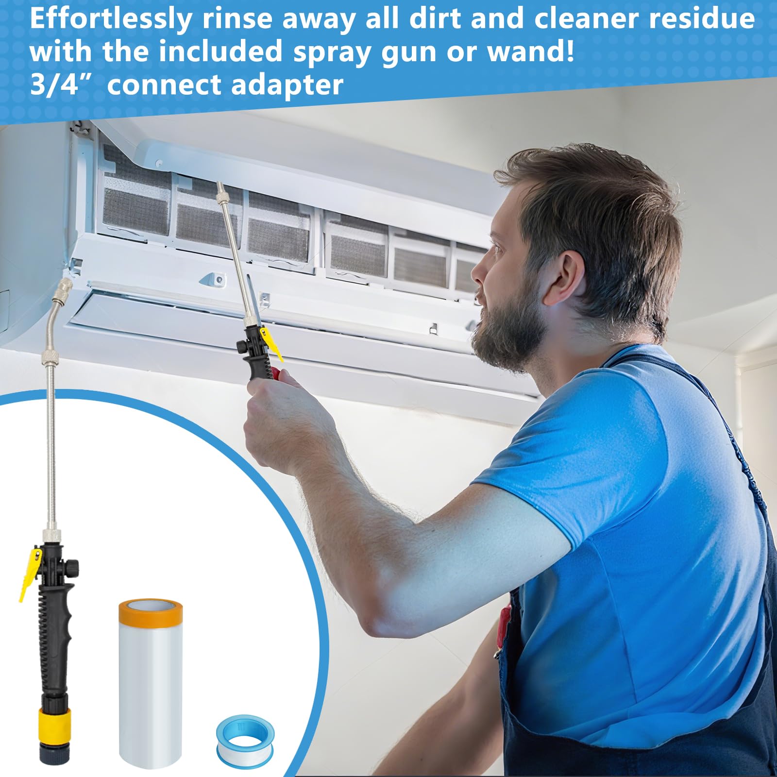 Snapklik.com : Aufind 7 PCS Different Air Conditioner Fin Cleaner Kit ...
