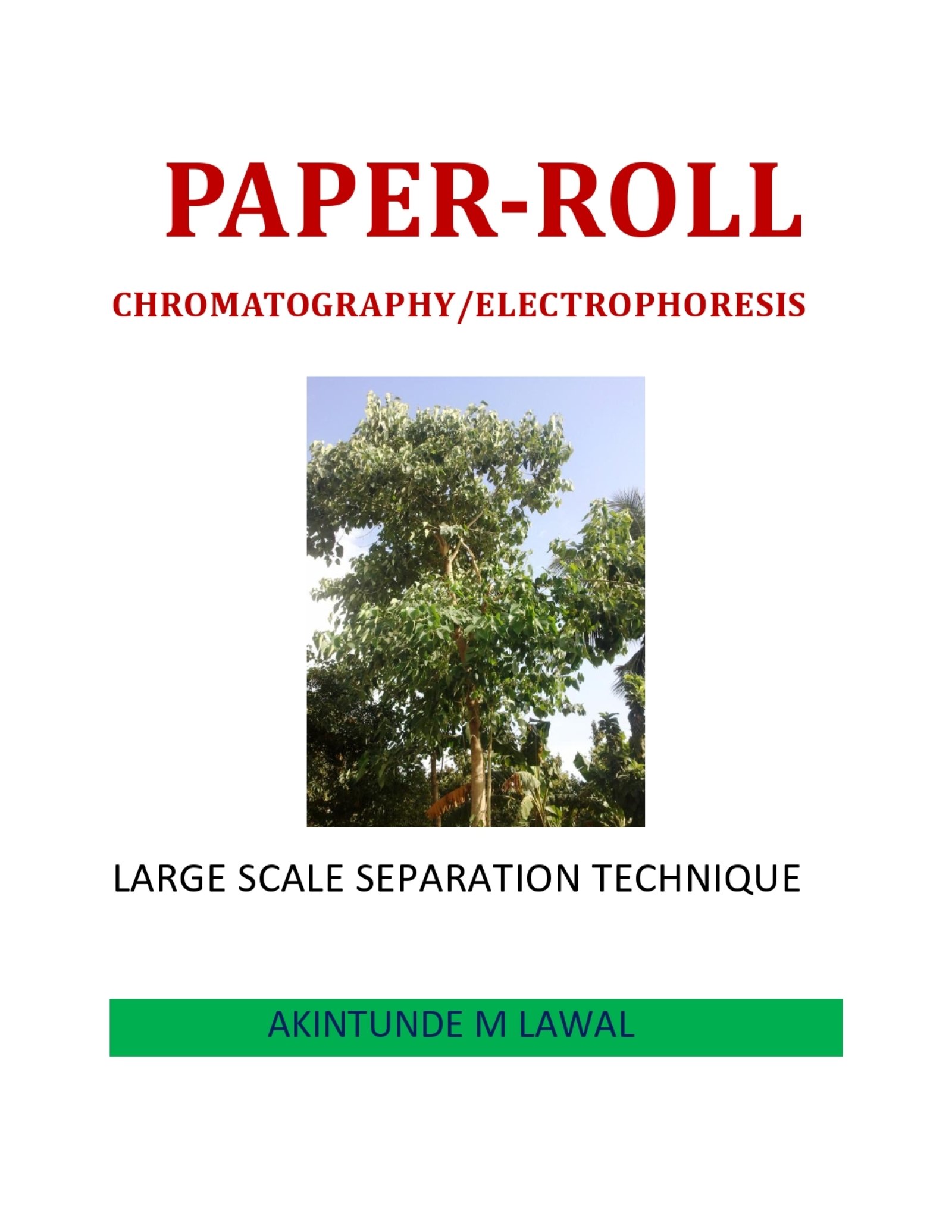 Paper Roll Chromatography Electrophoresis Large Scale Separation ...