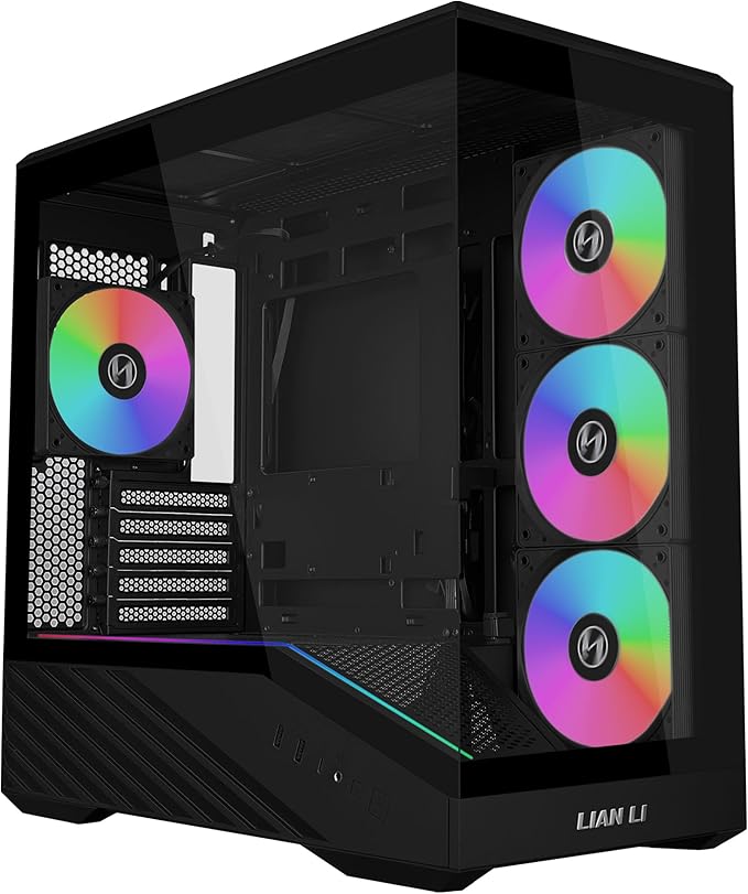 Amazon.com: LIANLI Vector V100R Mini Tower PC Case, Pillarless, Back ...
