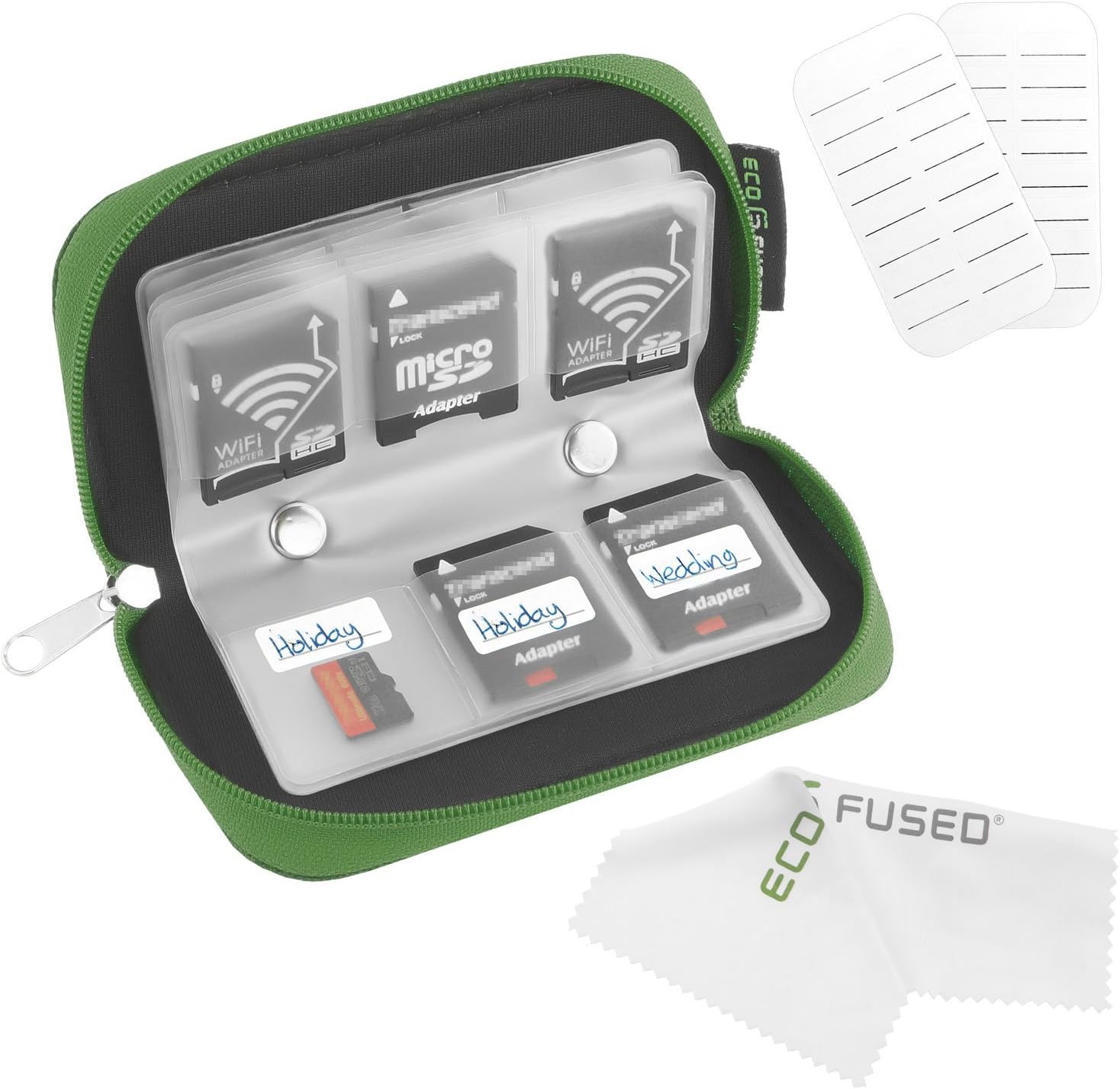 Memory Card Case - Fits up to 22x SD, SDHC, Micro SD, Mini SD and 4X CF ...