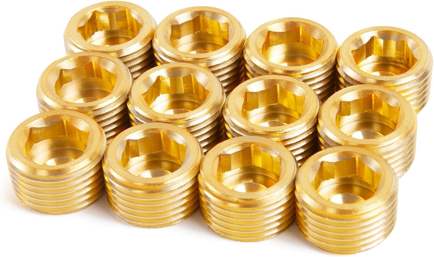 Amazon.com: ChillWaves Brass Pipe Fitting, Internal Hex Head Socket ...