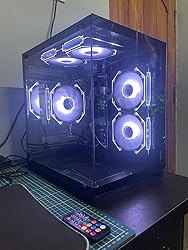 Amazon.in: Buy ZEBRONICS MERCURY Premium Gaming Chassis with support ...