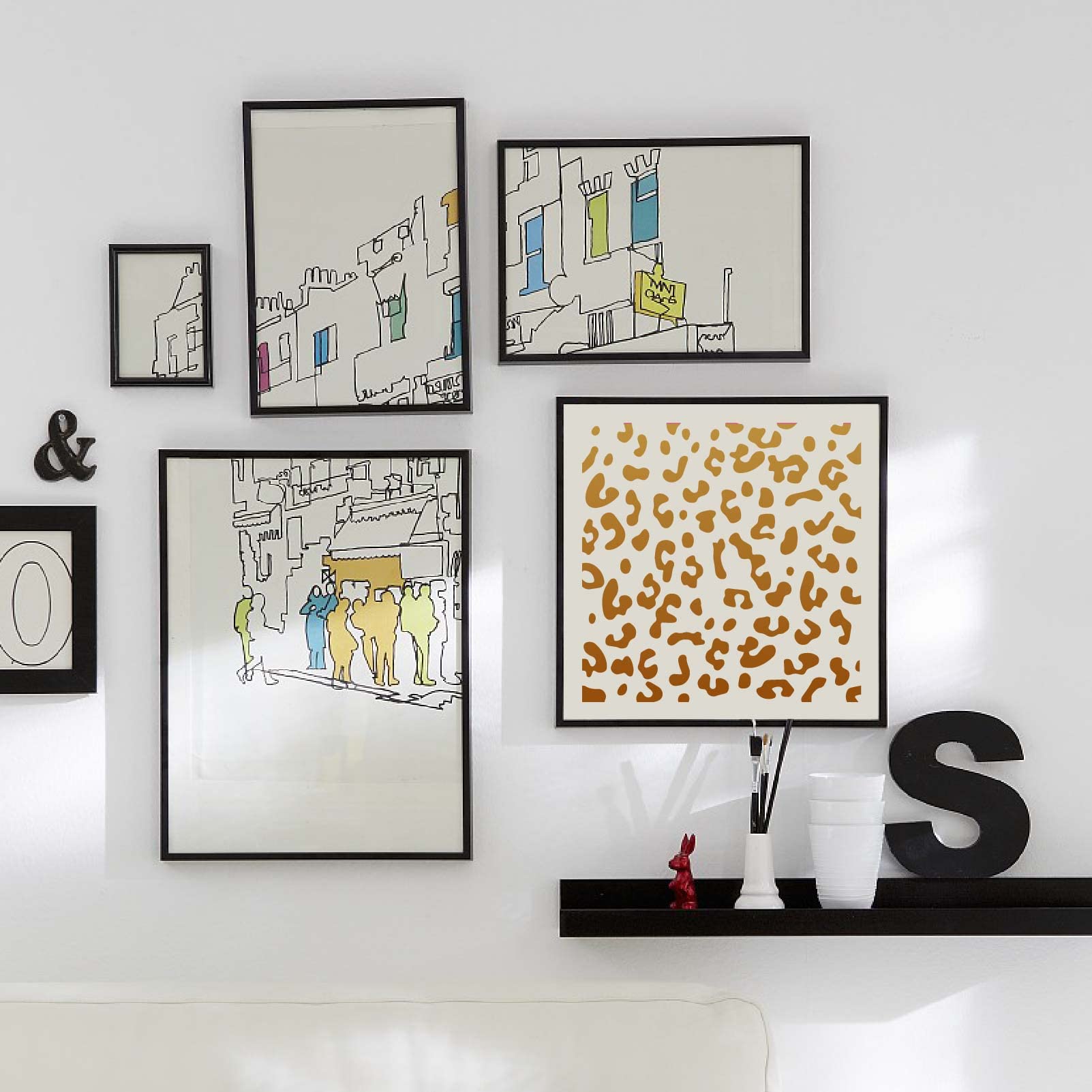 Schablone Mit Leopardenmuster Animal Print Bilder Kostenloser