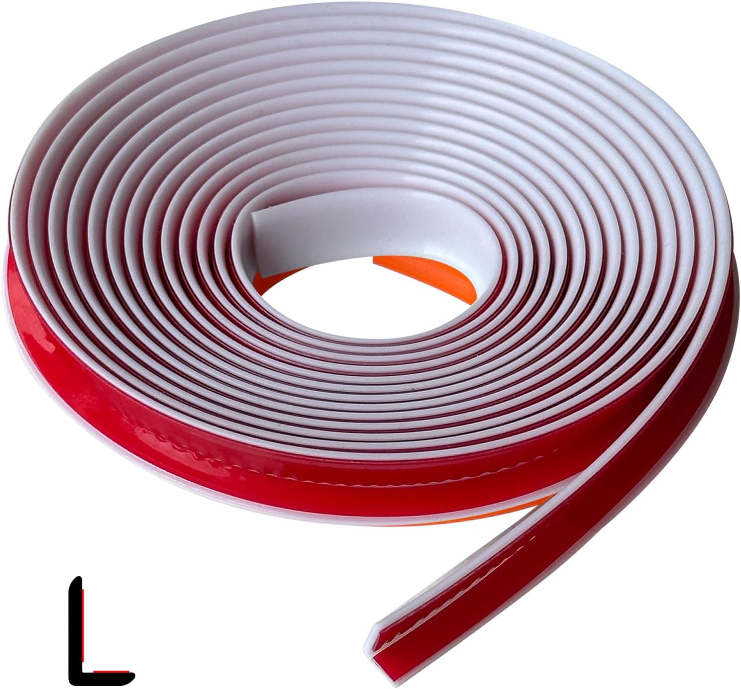 Flexible Silicone L-Shaped Rubber Edge Trim - Small Size 90 Degree ...