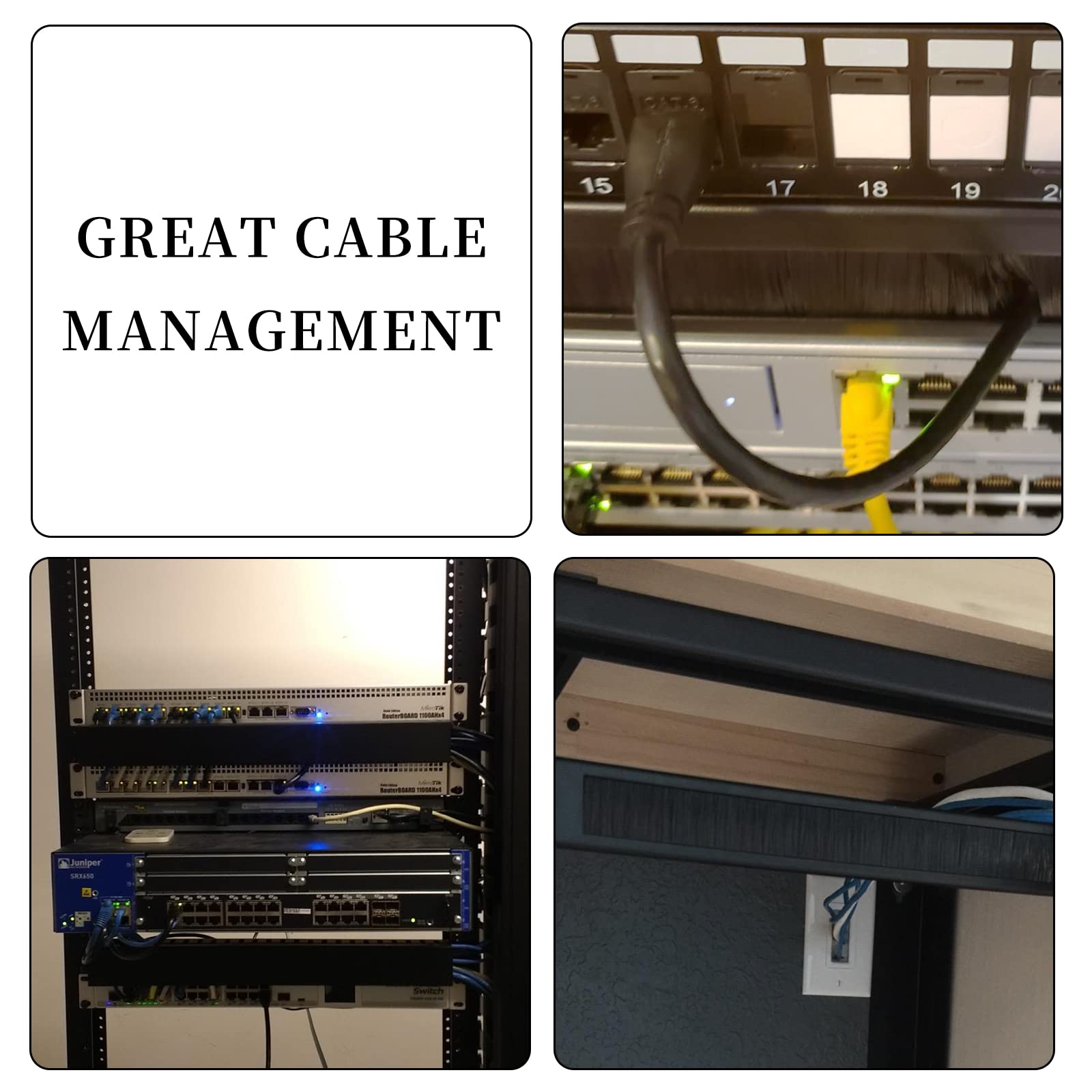 Small Network Rack Cable Management APC NetShelter Cable Management,