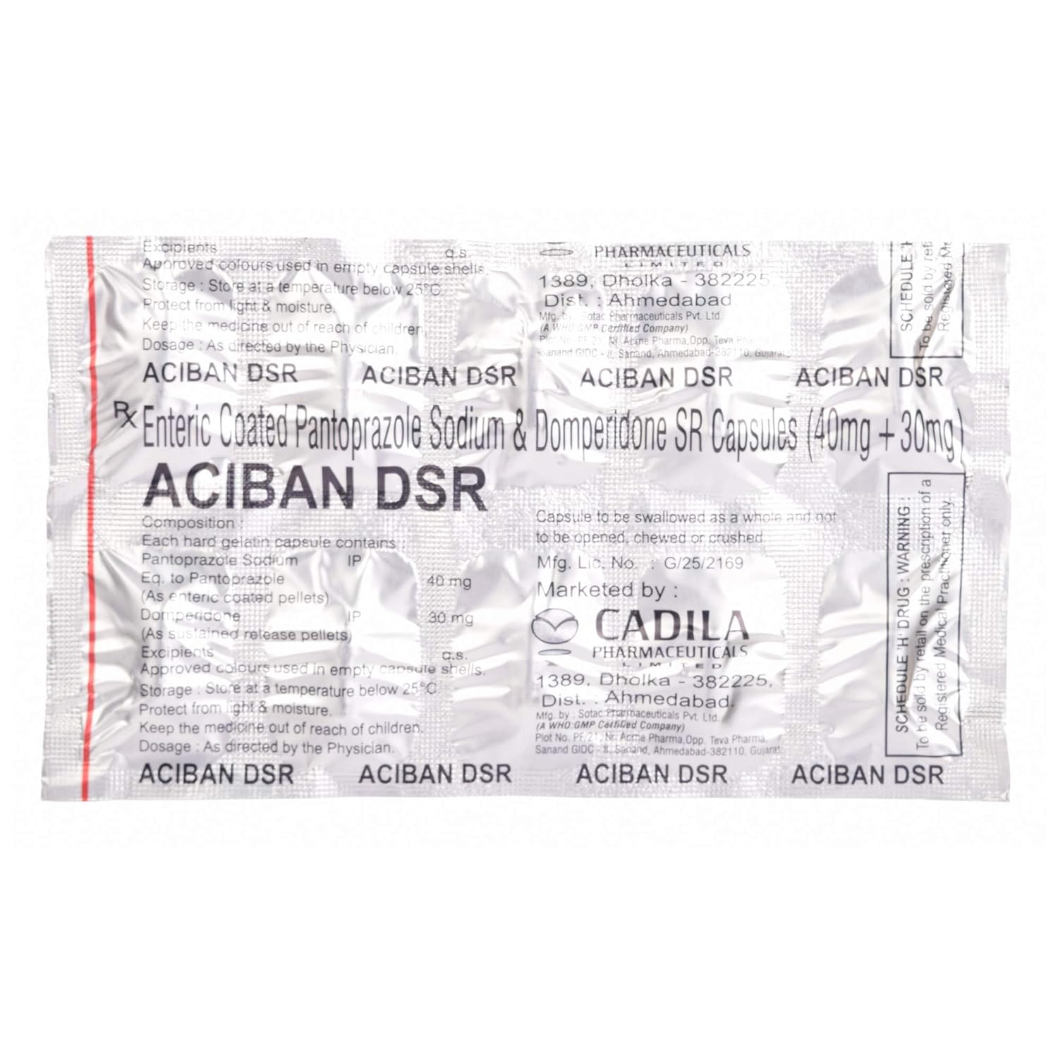 Aciban DSR - Strip of 10 Tablets : Amazon.in: Health & Personal Care