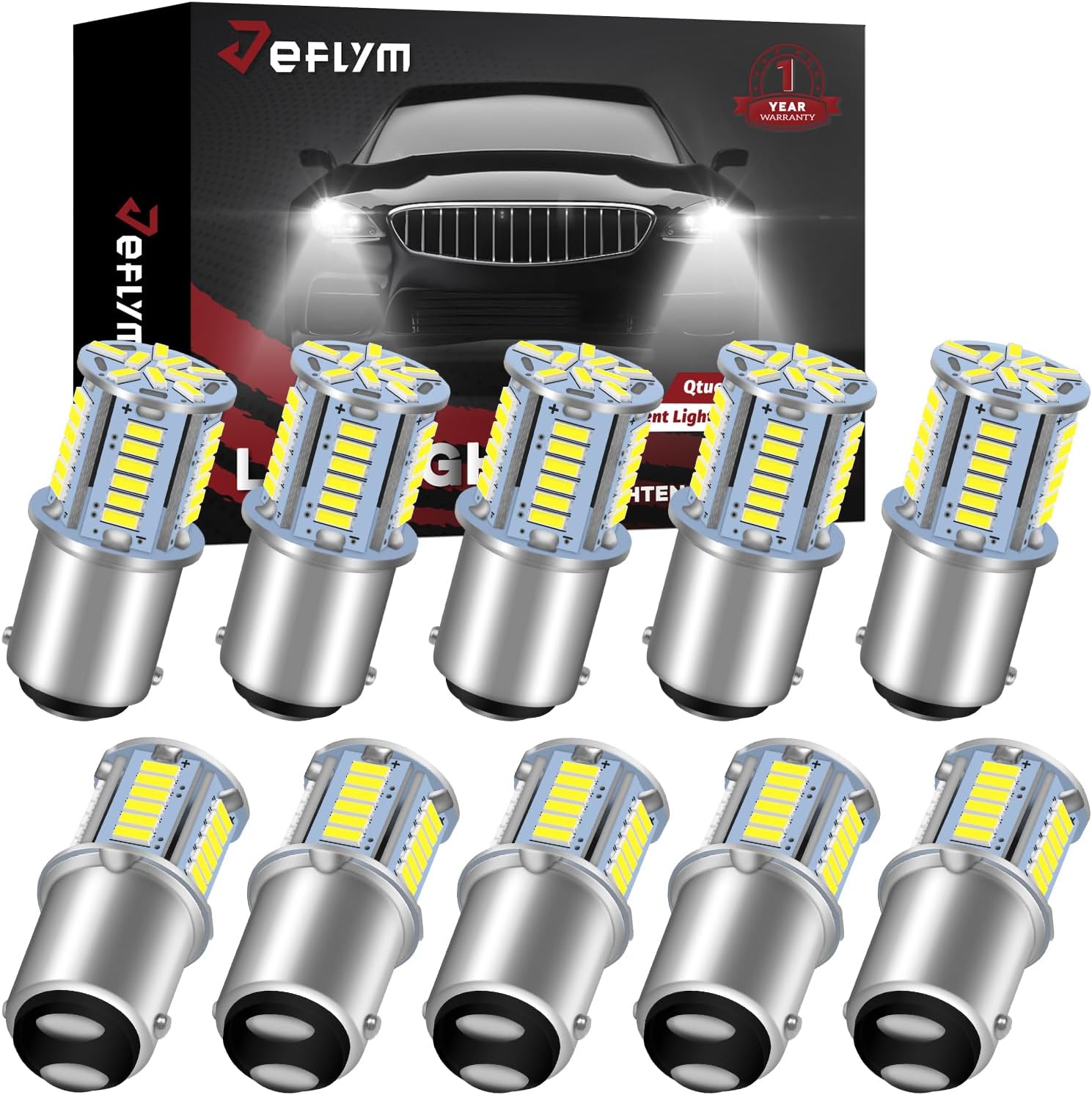 Amazon.com: 12 Volt 1142 BA15D LED RV Interior Light Bulbs 1176 1076 ...