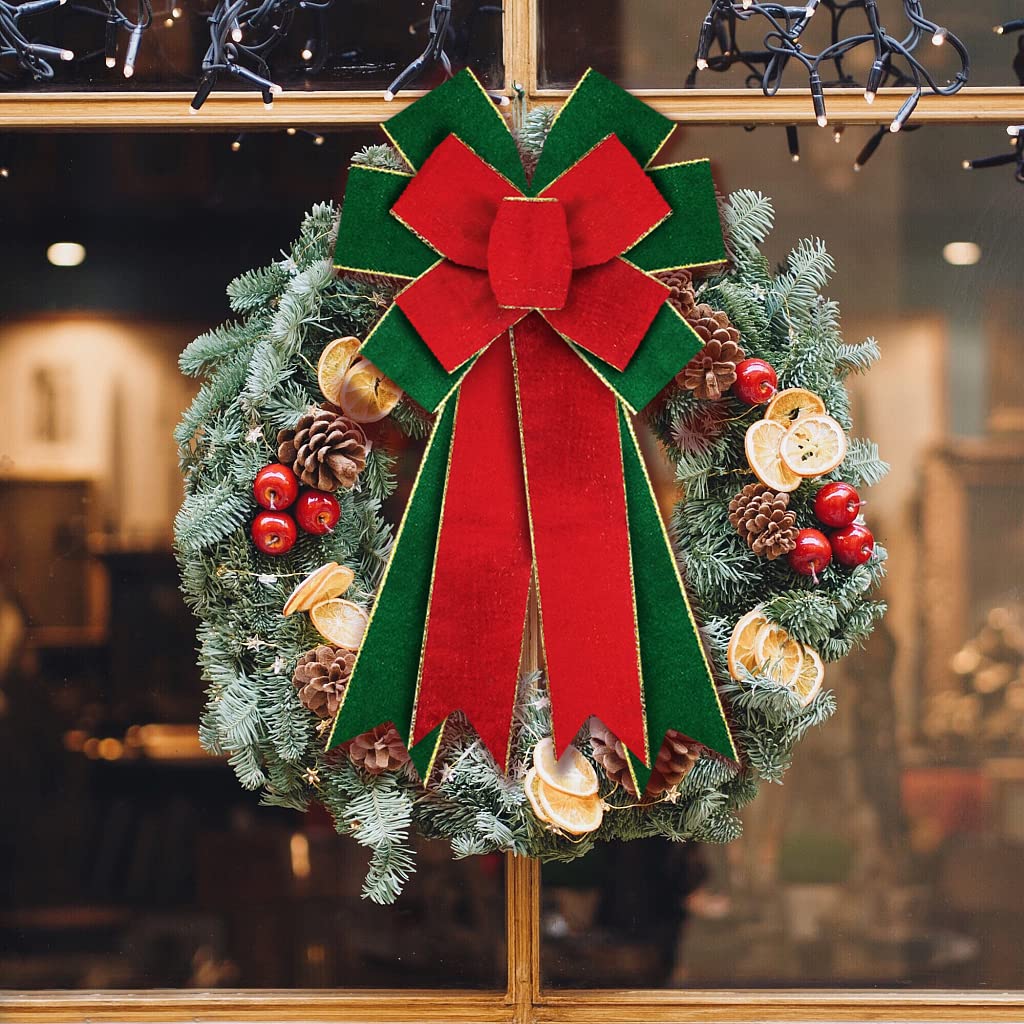 Christmas Wreath Bows Outdoor