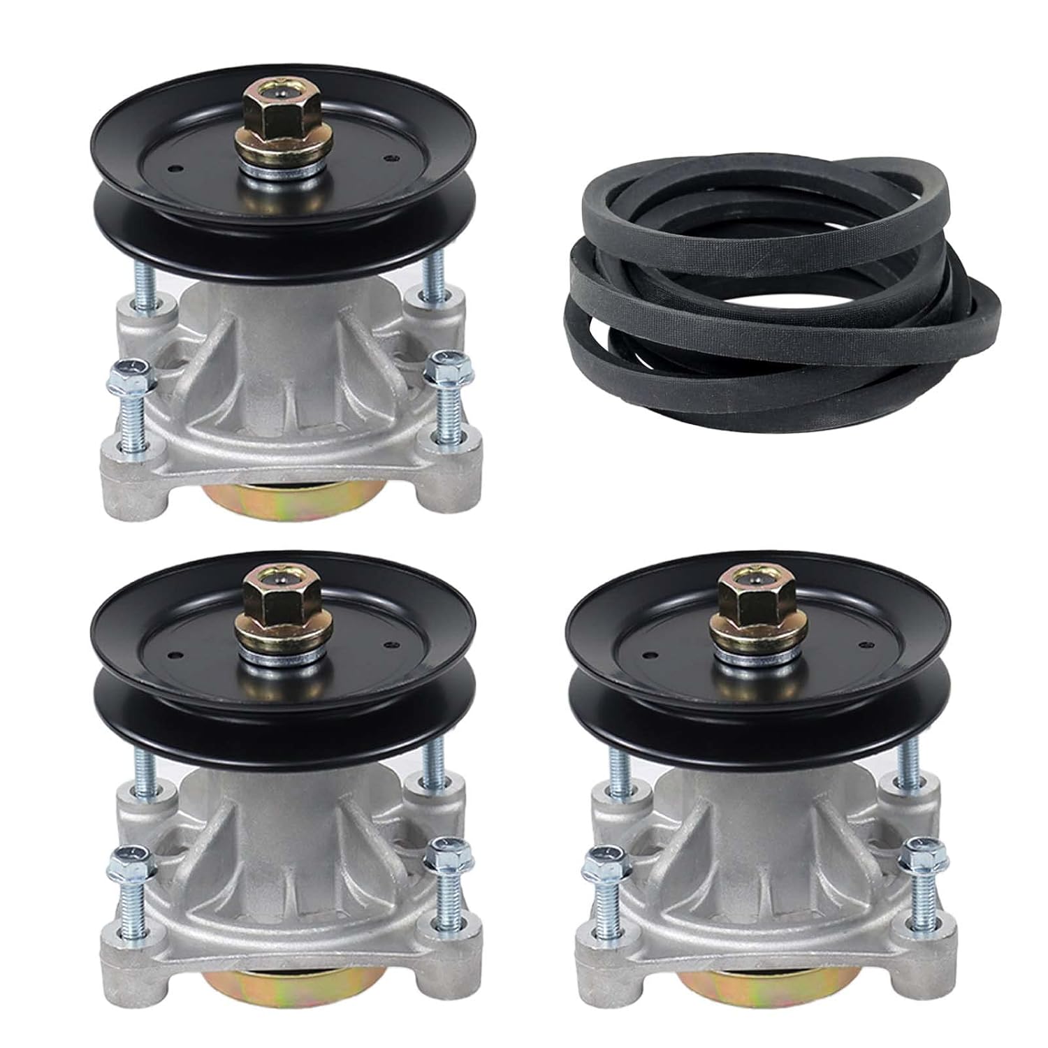 Amazon.com: BOSFLAG 3 Pack 604214 Spindle Assembly with 603988 Pulley ...