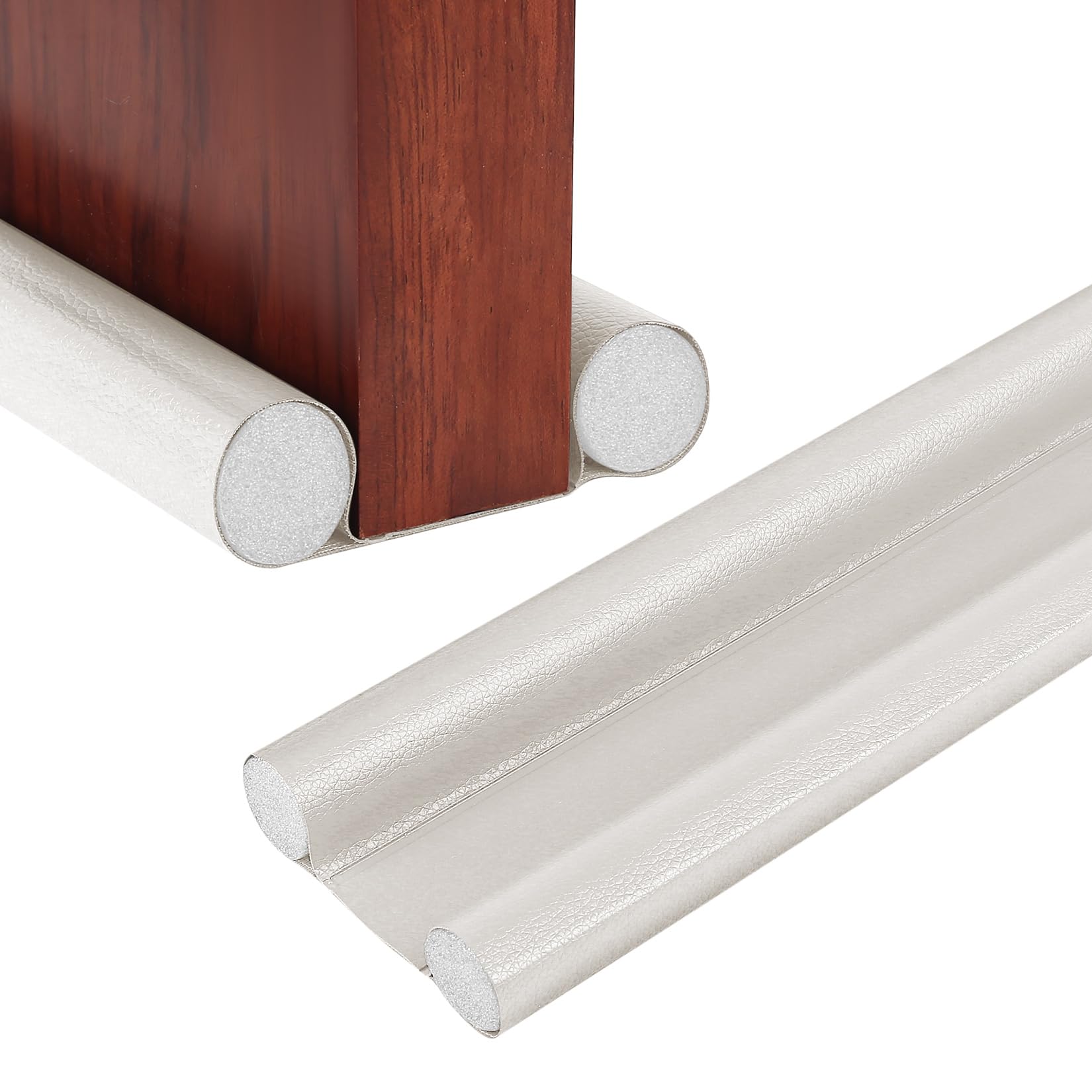 Double Under Door Draught Excluder, Draft Excluder for Doors ...