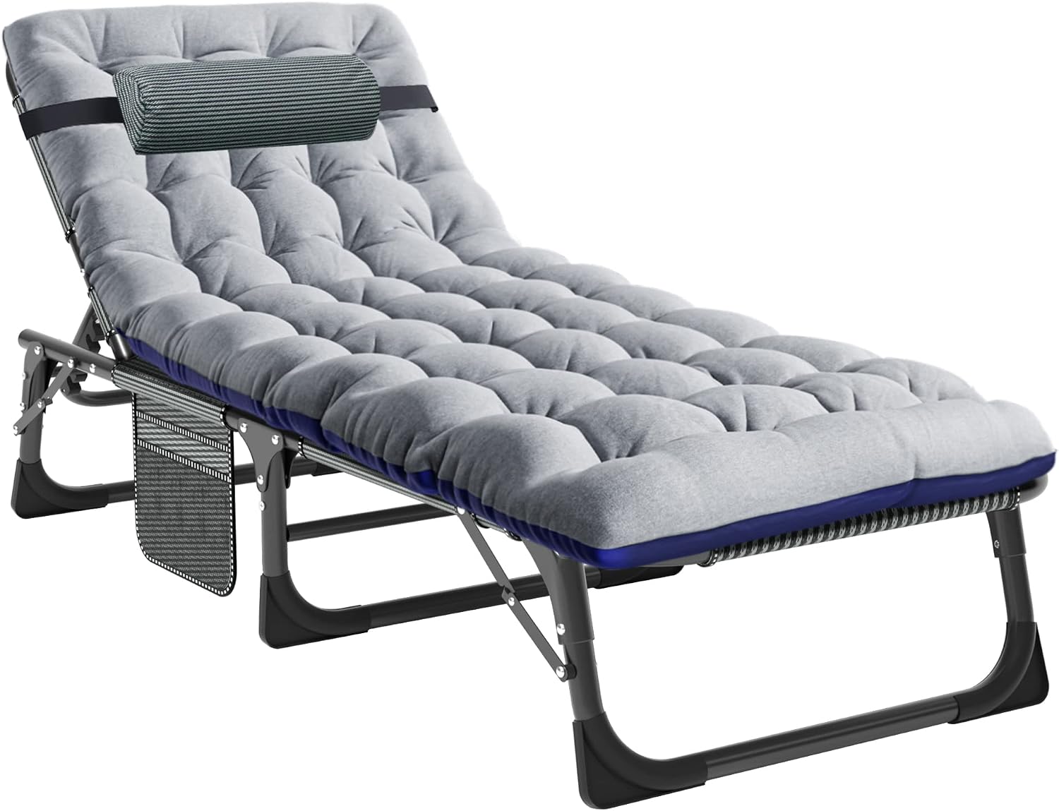 Amazon.com: FICISOG Folding Bed with Mattress, Foldable Adult Cots with ...