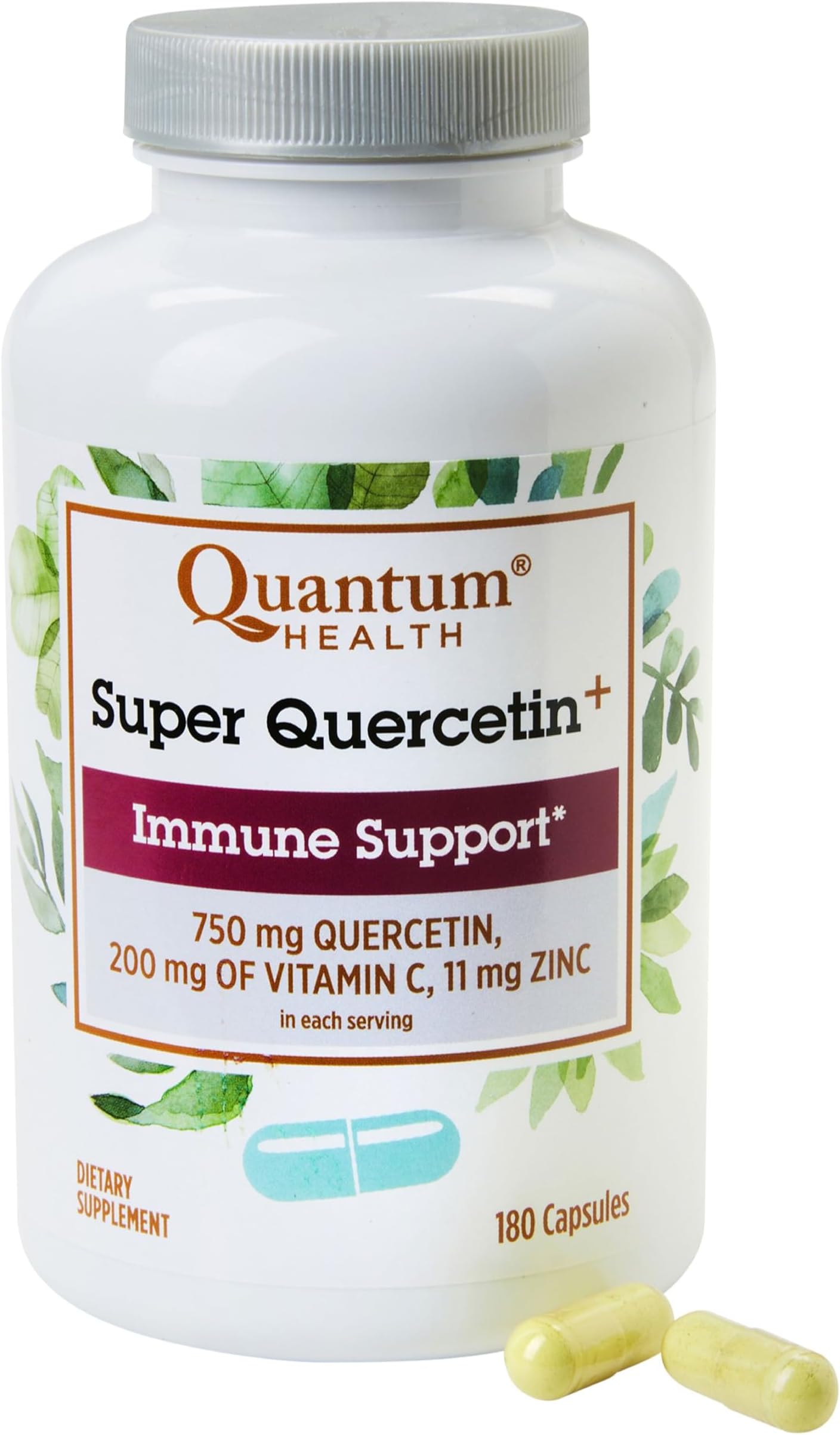 Amazon.com : QUANTUM Super Immune+ Lysine Herbal 90 VEGIC : Herbal ...