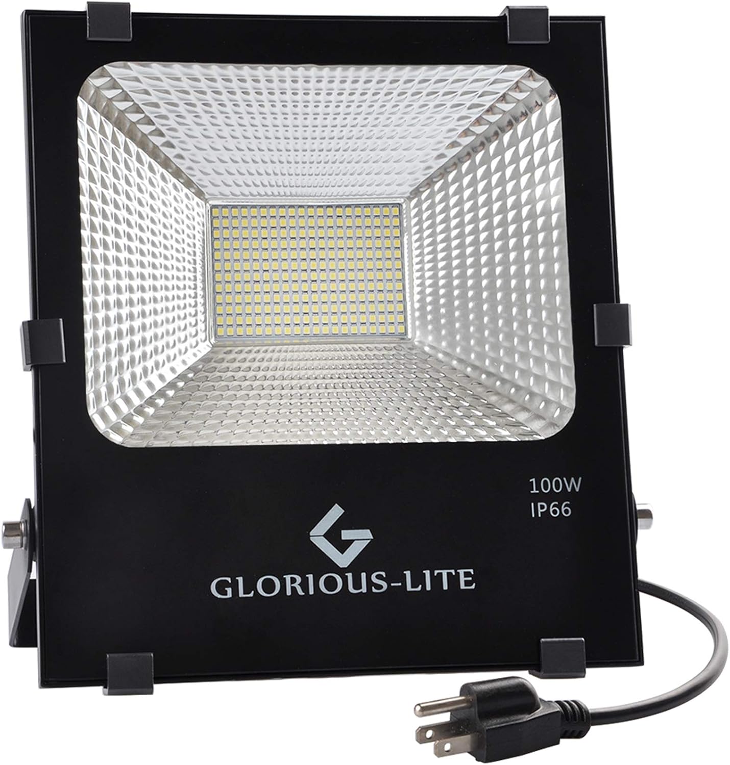 GLORIOUS-LITE LED Flood Light Outdoor, 100W Work Light with 8000 Lumen ...