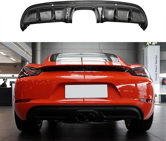 Rear Bumper Diffuser for Porsche 718 2014 2015 2016 2017 2018 2019 2020 ...