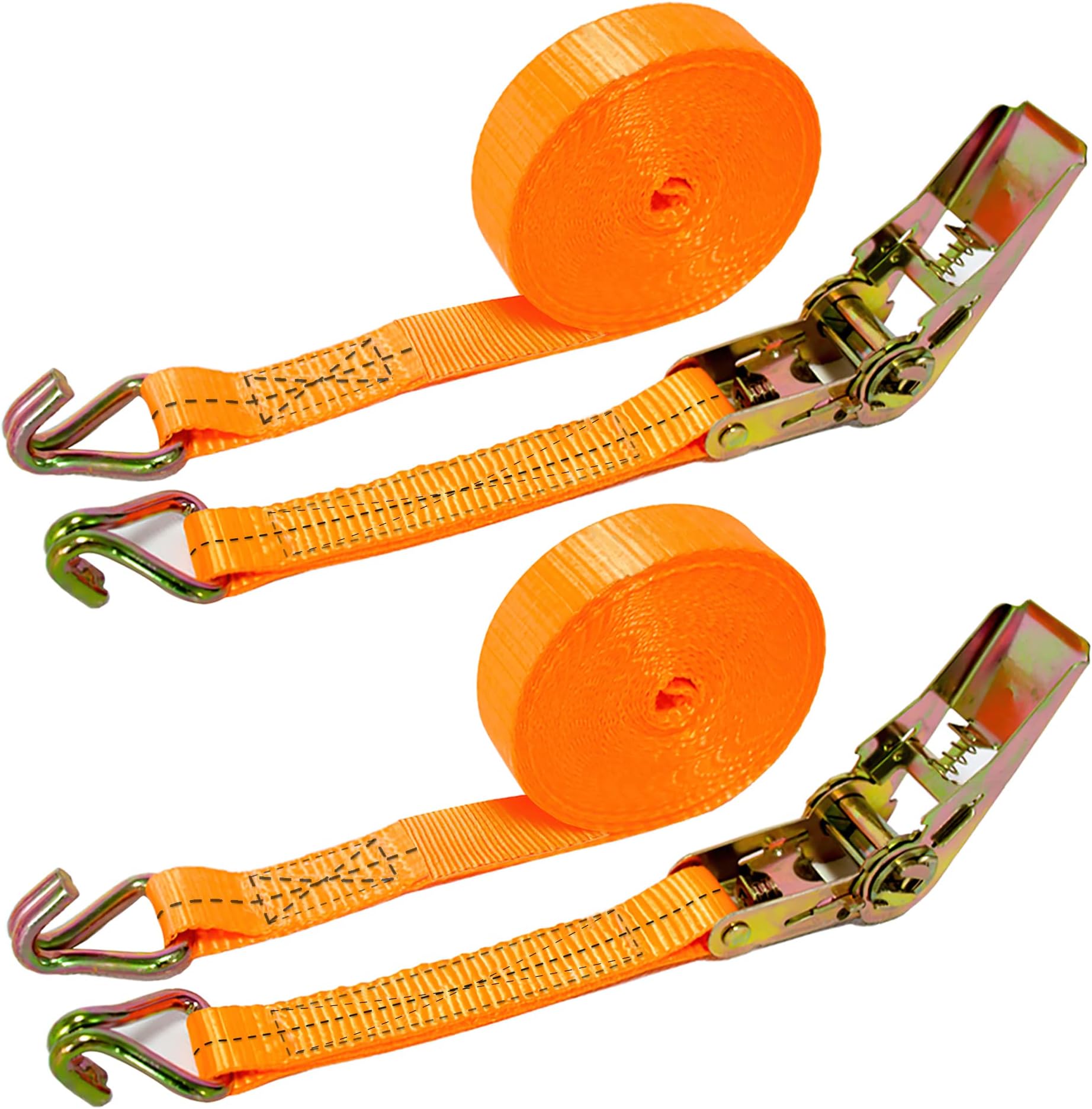 INCETUE 2 Stück 3m Spanngurte mit Ratsche, Lang Ratschengurte mit Haken ...