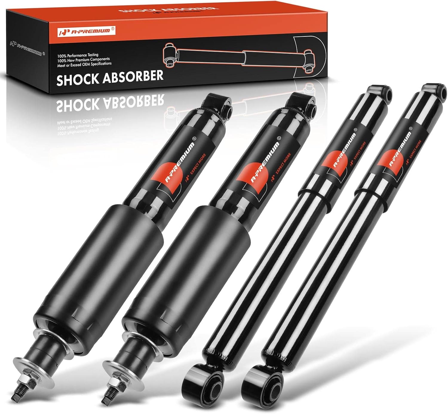 A-Premium Set (4) Front and Rear Shock Absorber Compatible with ...