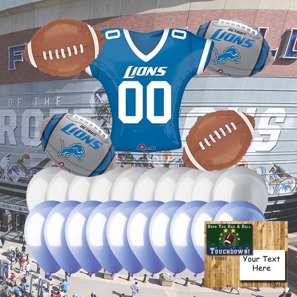 Amazon.com: Anagram Detroit Lions Balloon Set : Home & Kitchen