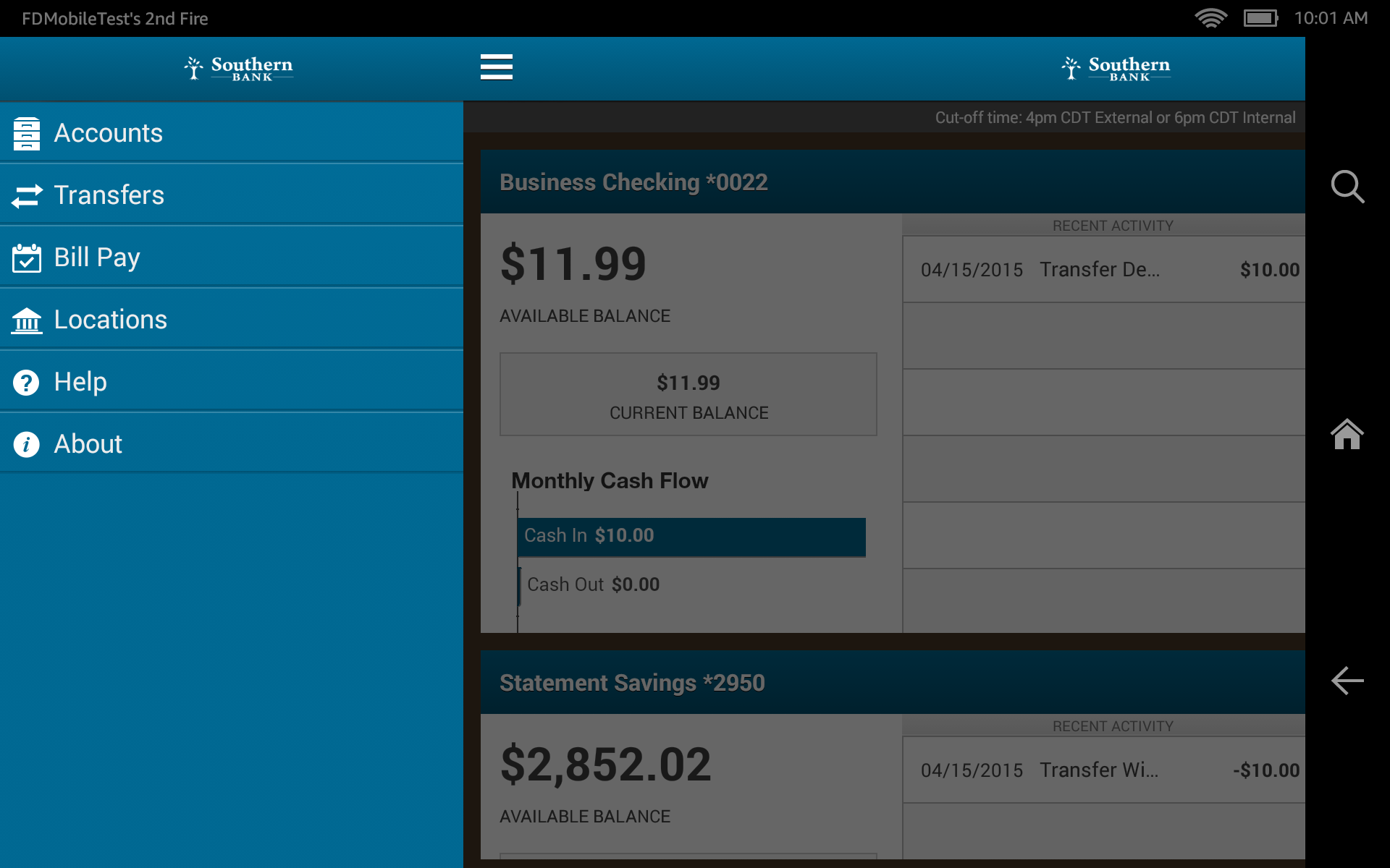 Southern Bank Tablet - App on Amazon Appstore