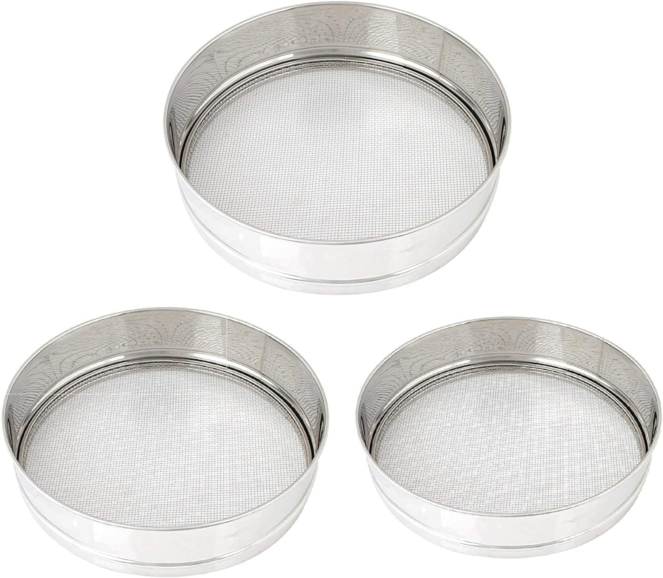 Amazon.com: Export Quality High Grade Stainless Steel Sieves, Atta ...