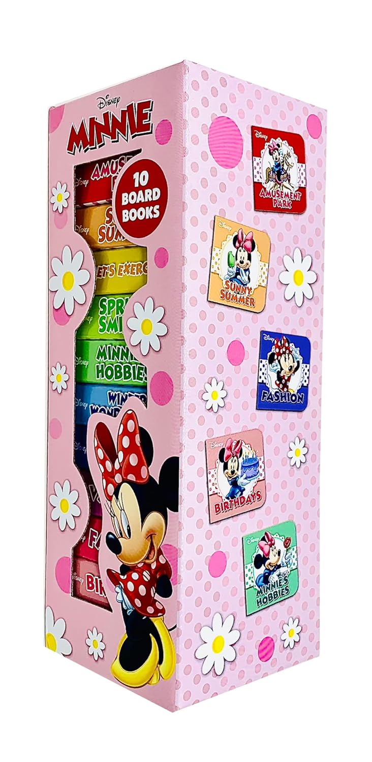 Disney Minnie Mouse Block Tower 10 Board Books Collection Set : Phoenix ...