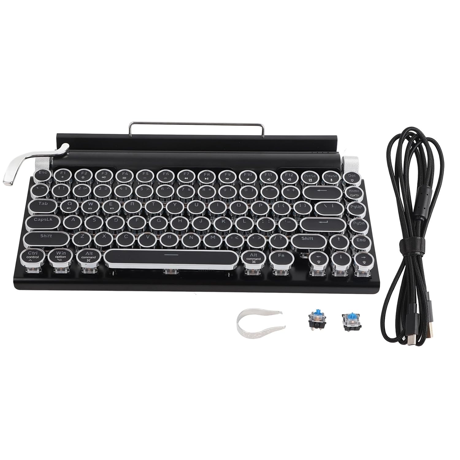 Amazon.in: Buy Dilwe Retro Typewriter Keyboard With Led Backlight ...